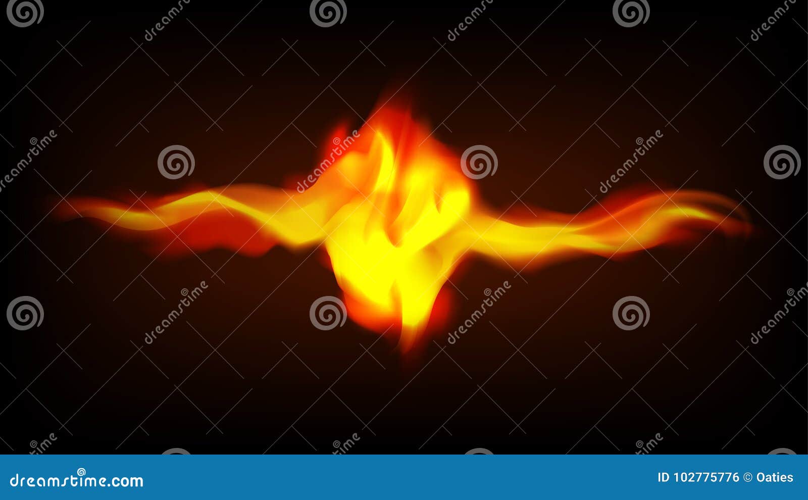 Flame Wave Business Presentation Background Royalty-Free Stock Image ...