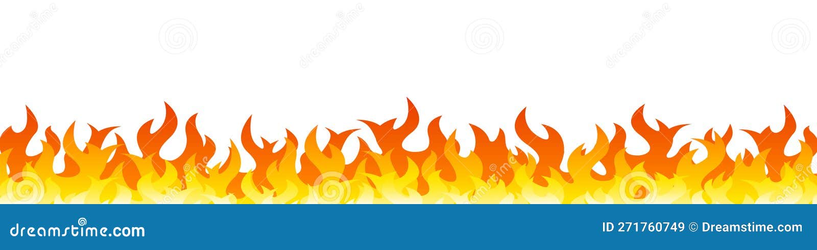 Flame on a White Background. Fire Illustration for Design - Vector ...