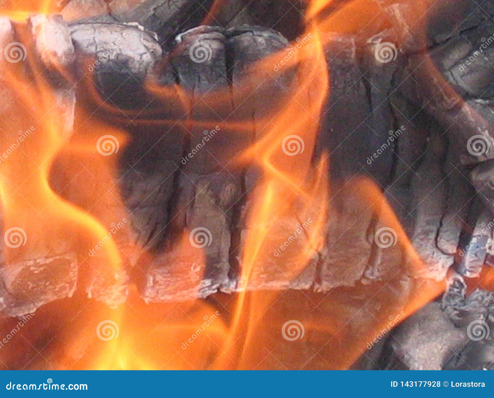 Flame on the Wood, with Ash Stock Photo - Image of orange, black: 143177928