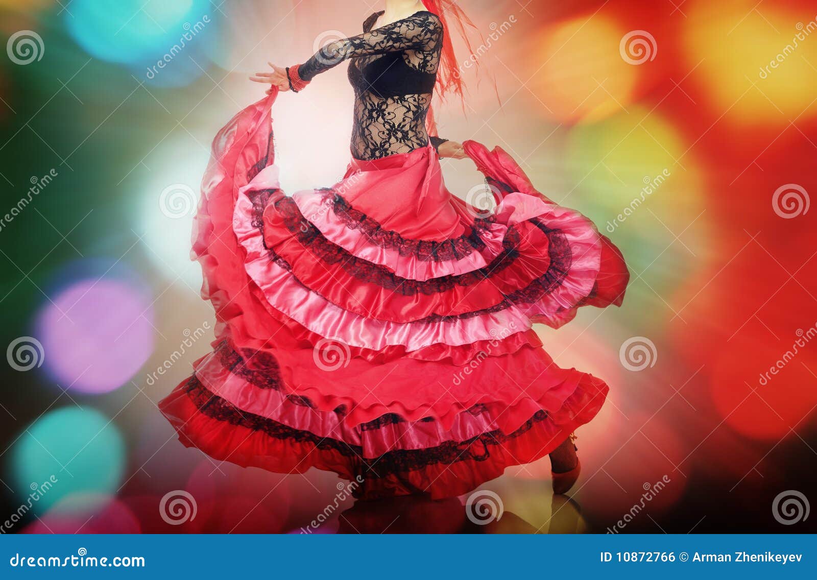 Flamenco stock photo. Image of beauty, dance, backlight - 10872766
