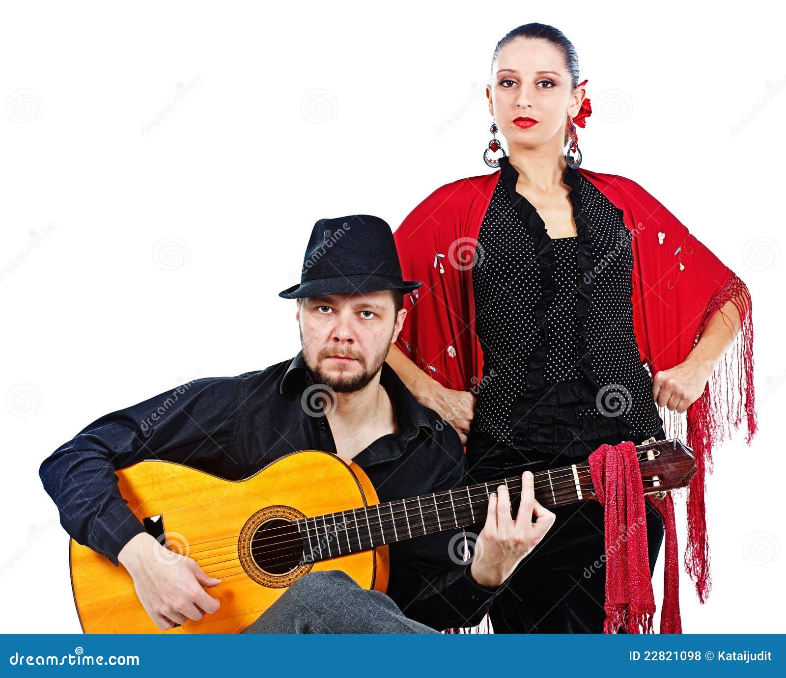 Flamenco couple stock photo. Image of hispanic, dancer - 22821098