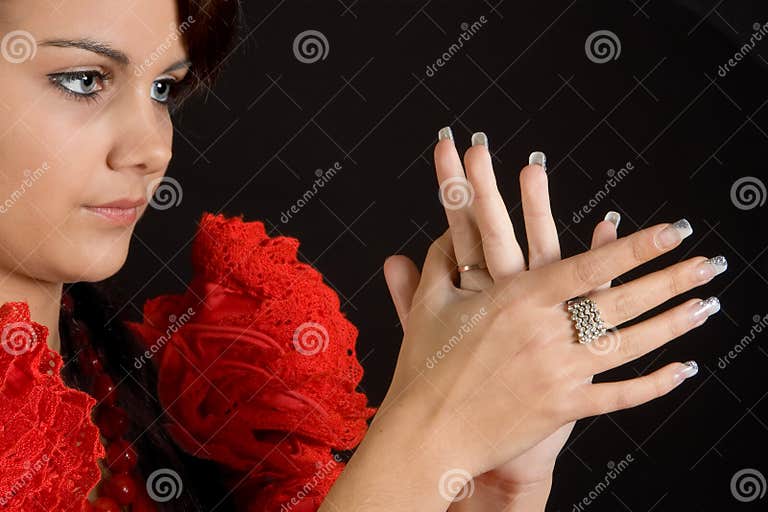 Flamenco hands stock photo. Image of exotic, latino, culture - 4641492