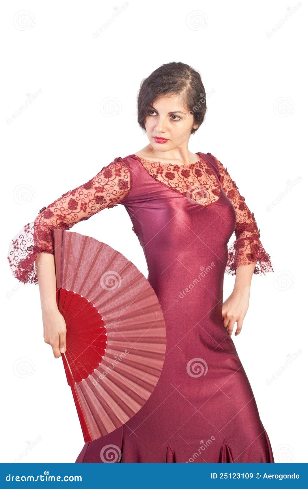 Flamenco pose stock image. Image of culture, girl, activity - 25123109