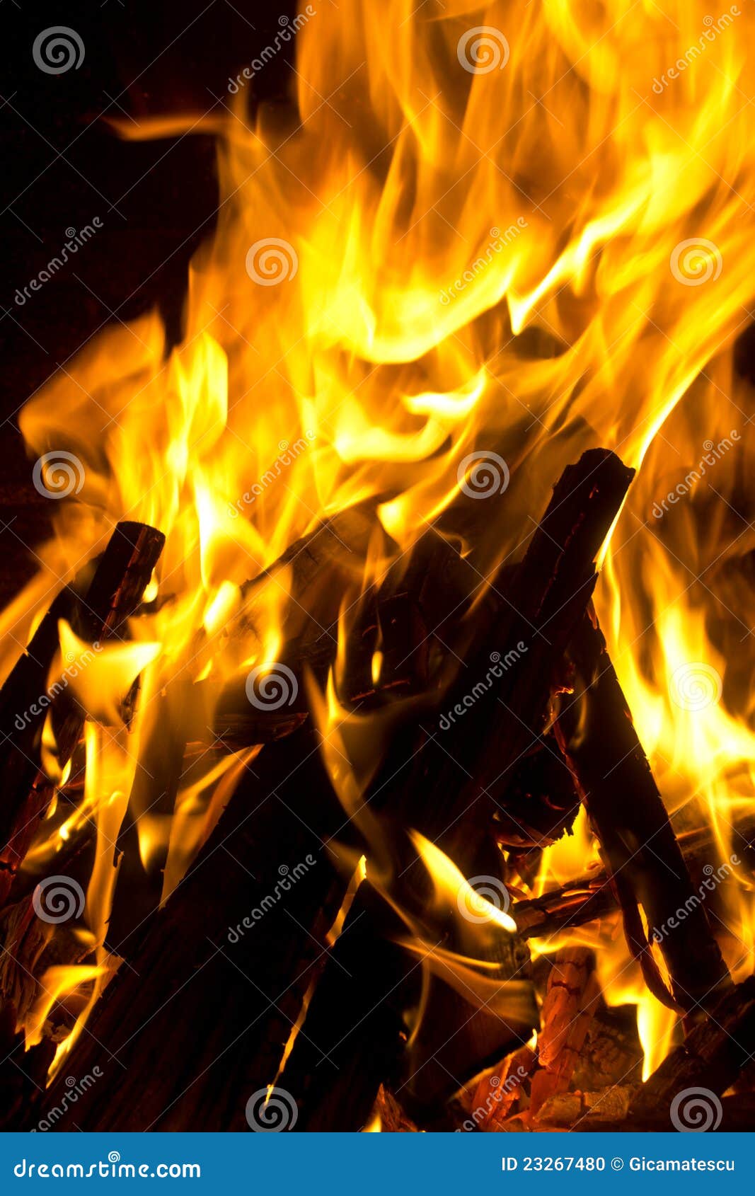 Flames stock photo. Image of burning, flames, fireplace - 23267480