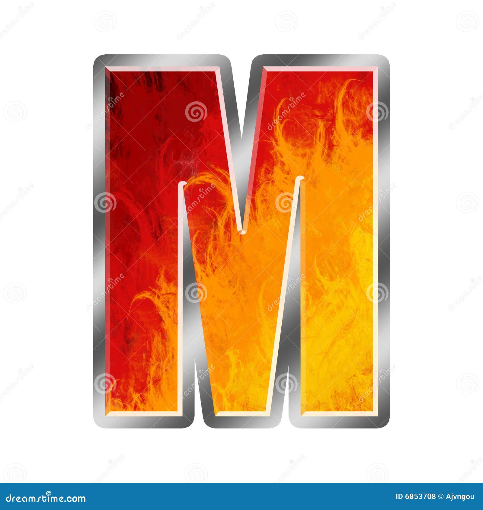 Flames Alphabet Letter M stock illustration. Illustration of bonfire ...