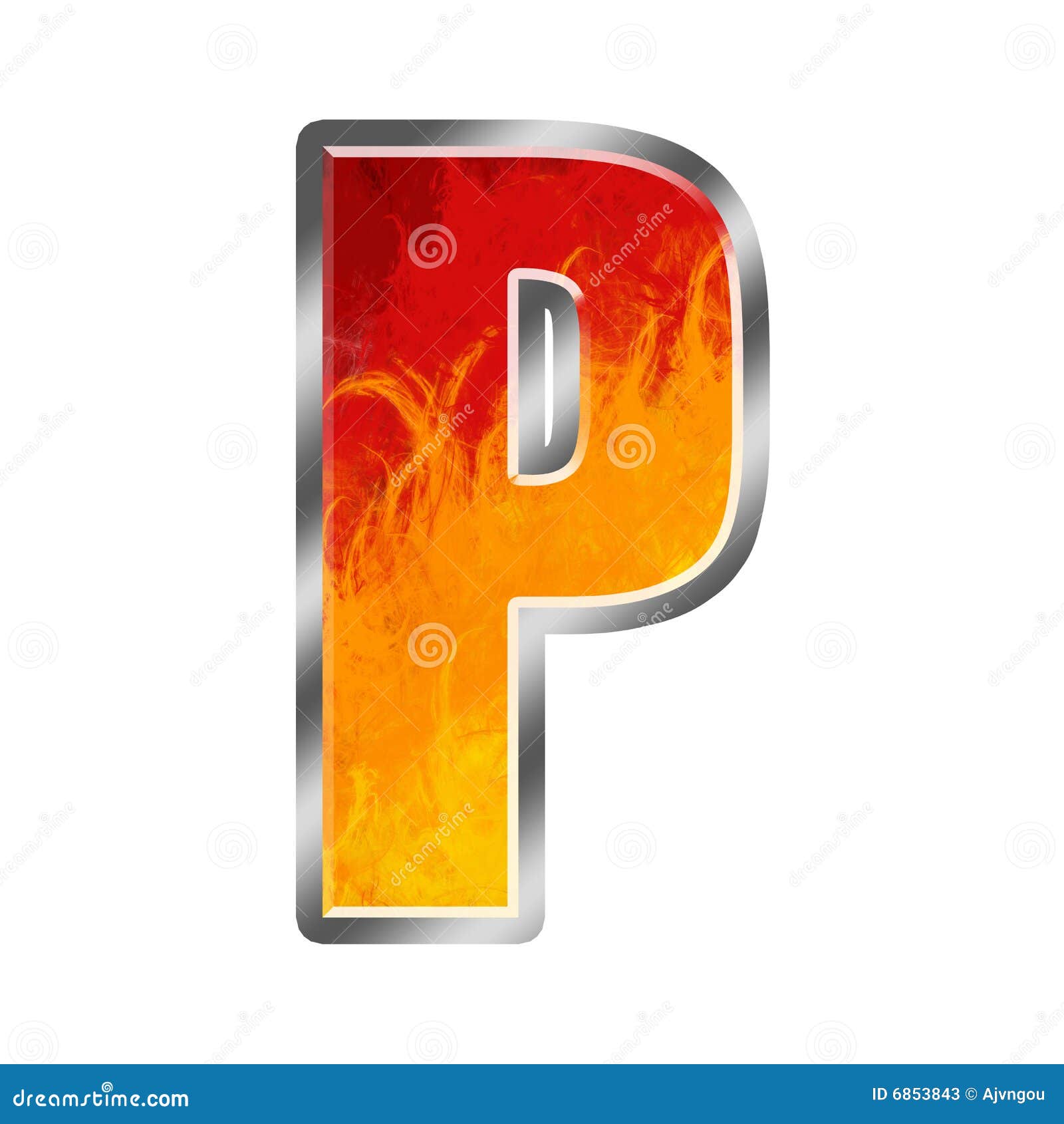 Flames Alphabet Letter P stock illustration. Illustration of passion ...