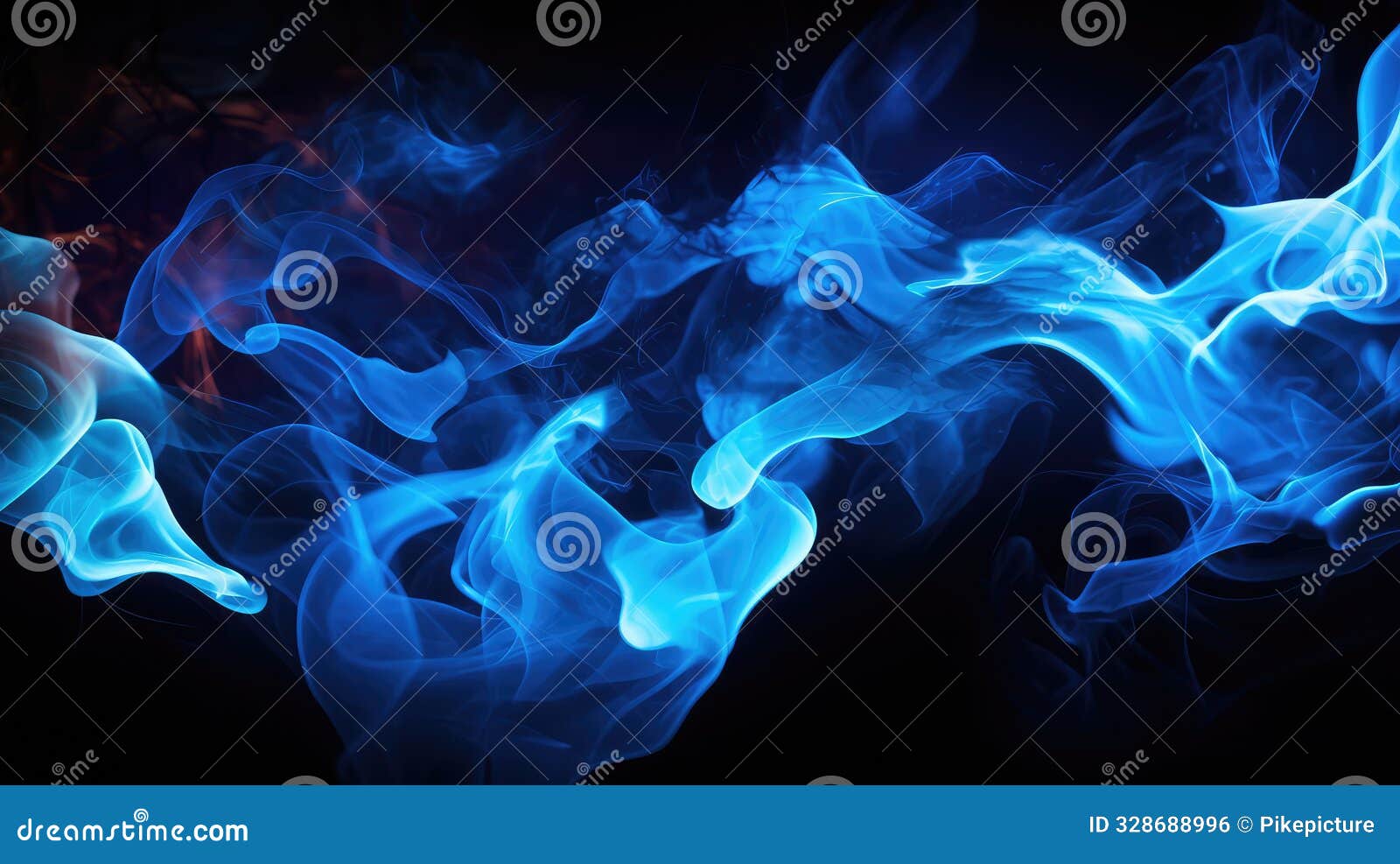 Flames blue fire stock illustration. Illustration of closeup - 328688996
