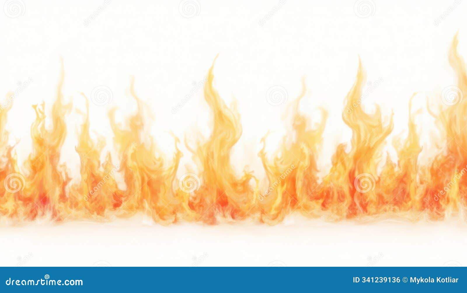 Flames Border on White Background Stock Photo - Image of flames, clean ...