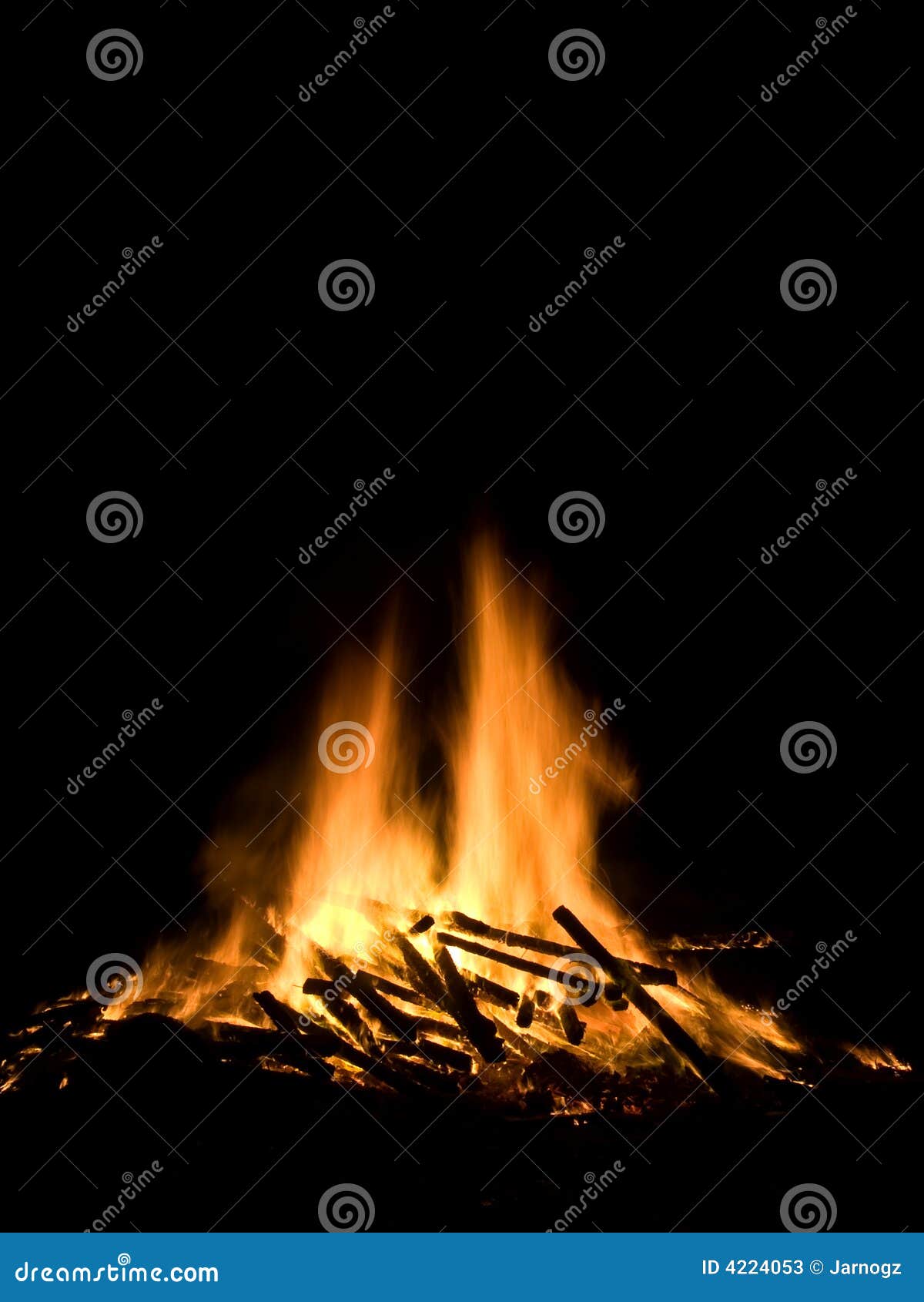 Flames from a fire stock image. Image of element, bonfire - 4224053