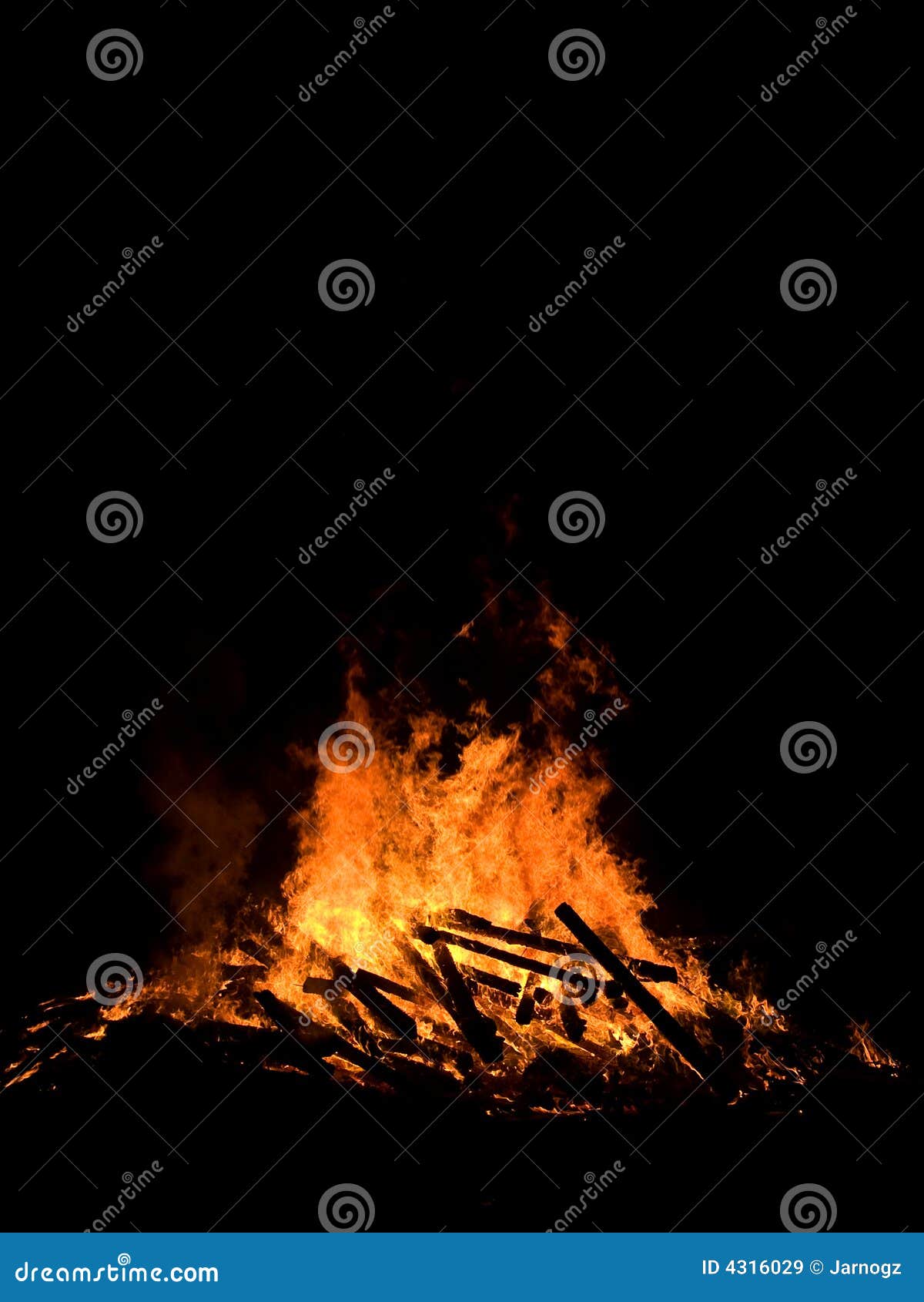 Flames from a fire stock image. Image of burn, bonfire - 4316029