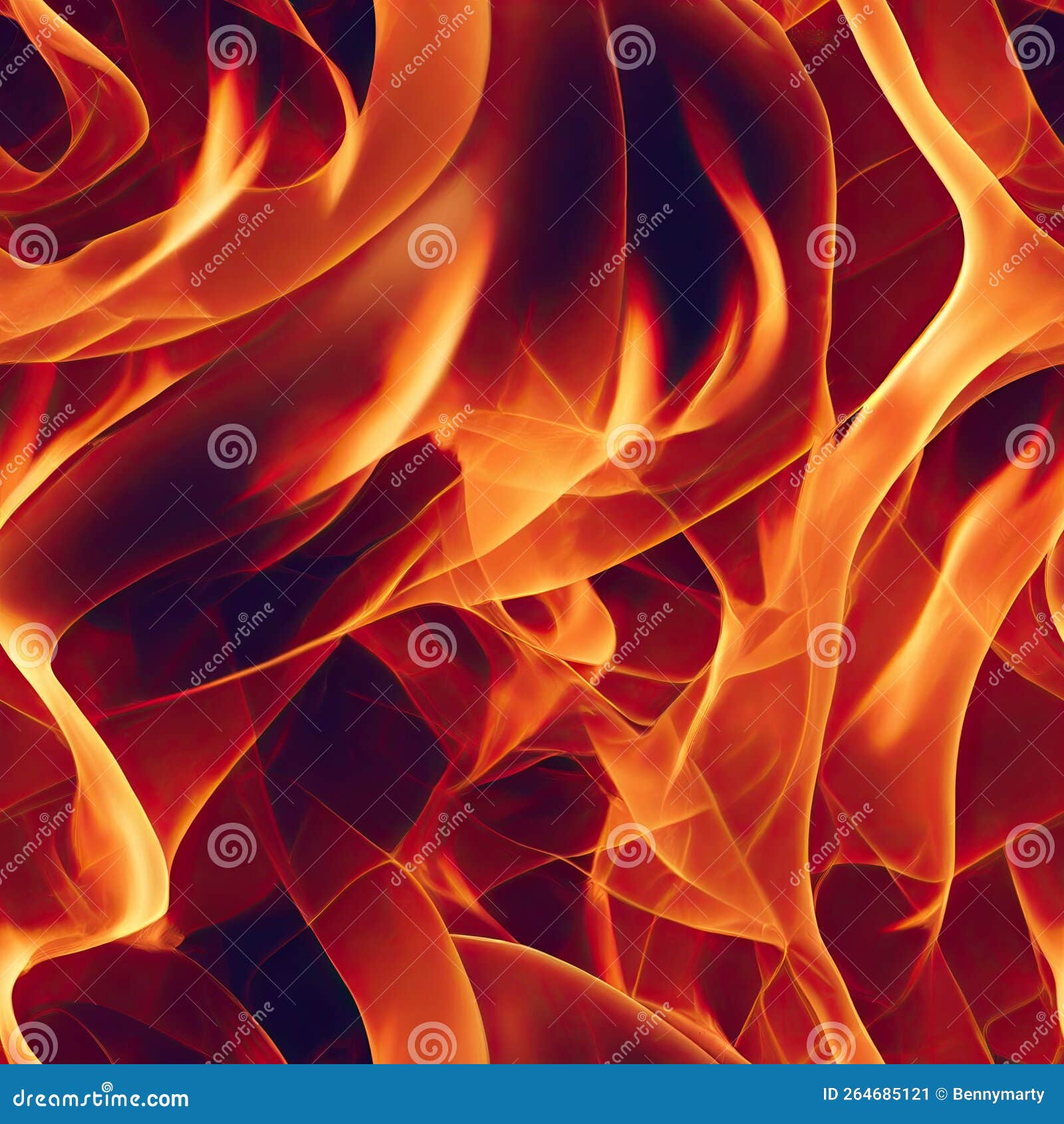 Flames of Fire Texture TILE Stock Illustration - Illustration of lava ...