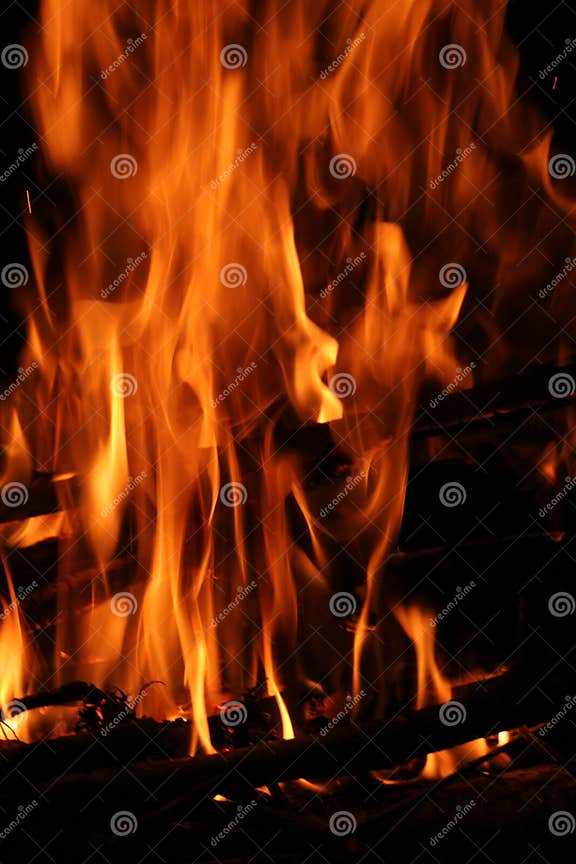 Flames of fire vertical stock image. Image of burn, danger - 3980233