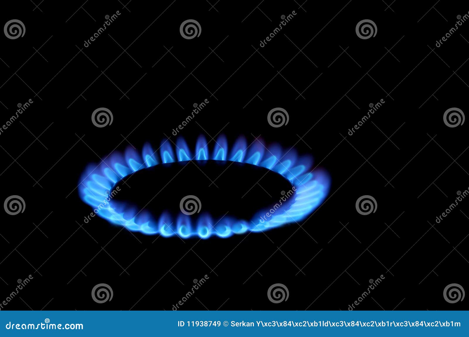 Flames of gas stove stock image. Image of flammable, methane - 11938749