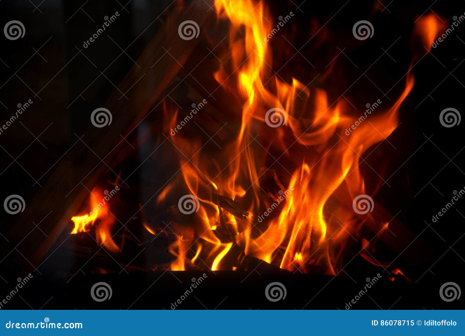 Flames stock image. Image of flames, focus, natural, horizontal - 86078715