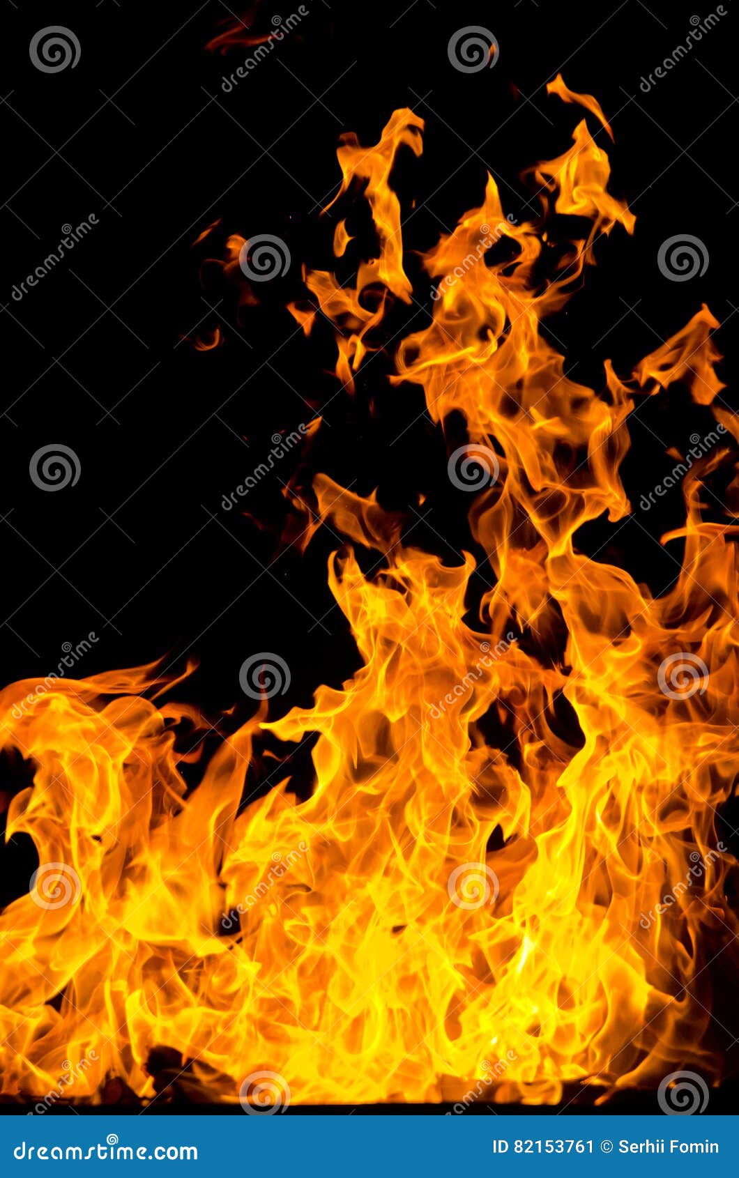 Flames Lit the Fire, Warming His Warmth in Cold Weather. Rules of Safe ...