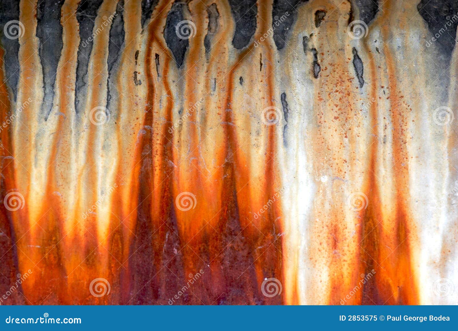 Flames of rust stock image. Image of black, abstract, fe2o3 - 2853575