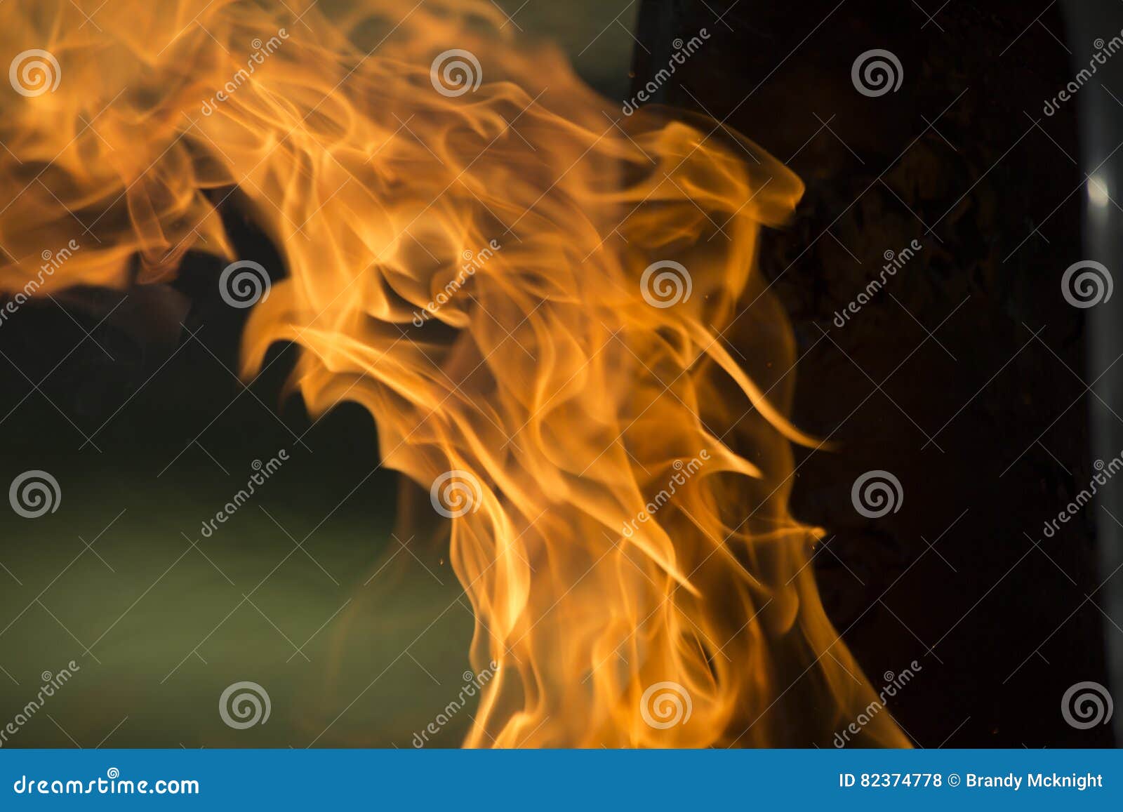 Flames Shooting from Grill stock photo. Image of danger - 82374778