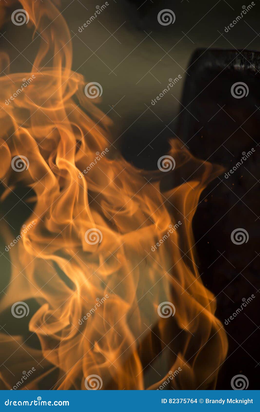 Flames Shooting from Grill stock photo. Image of fire - 82375764