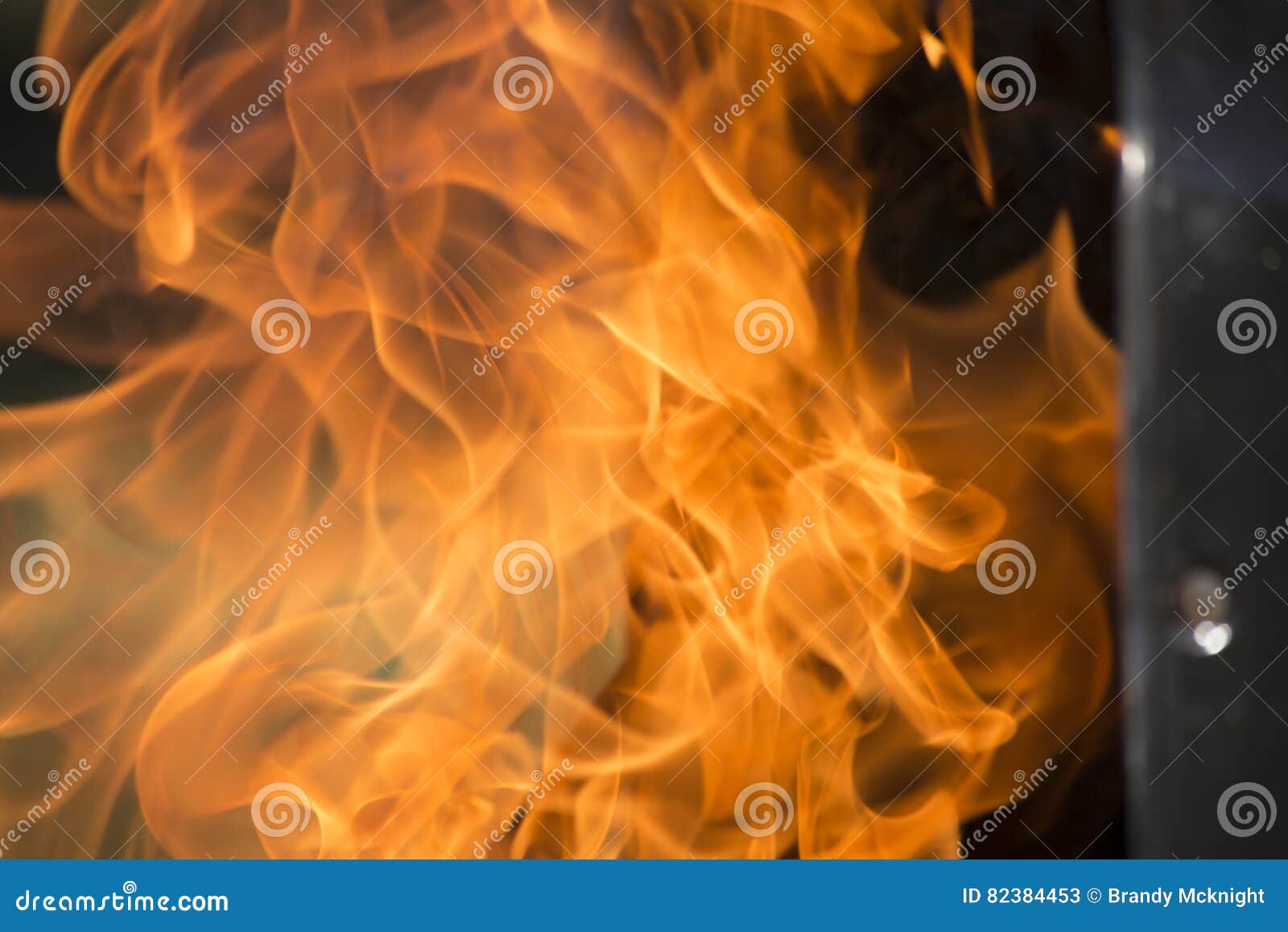 Flames Shooting from Grill stock image. Image of cook - 82384453