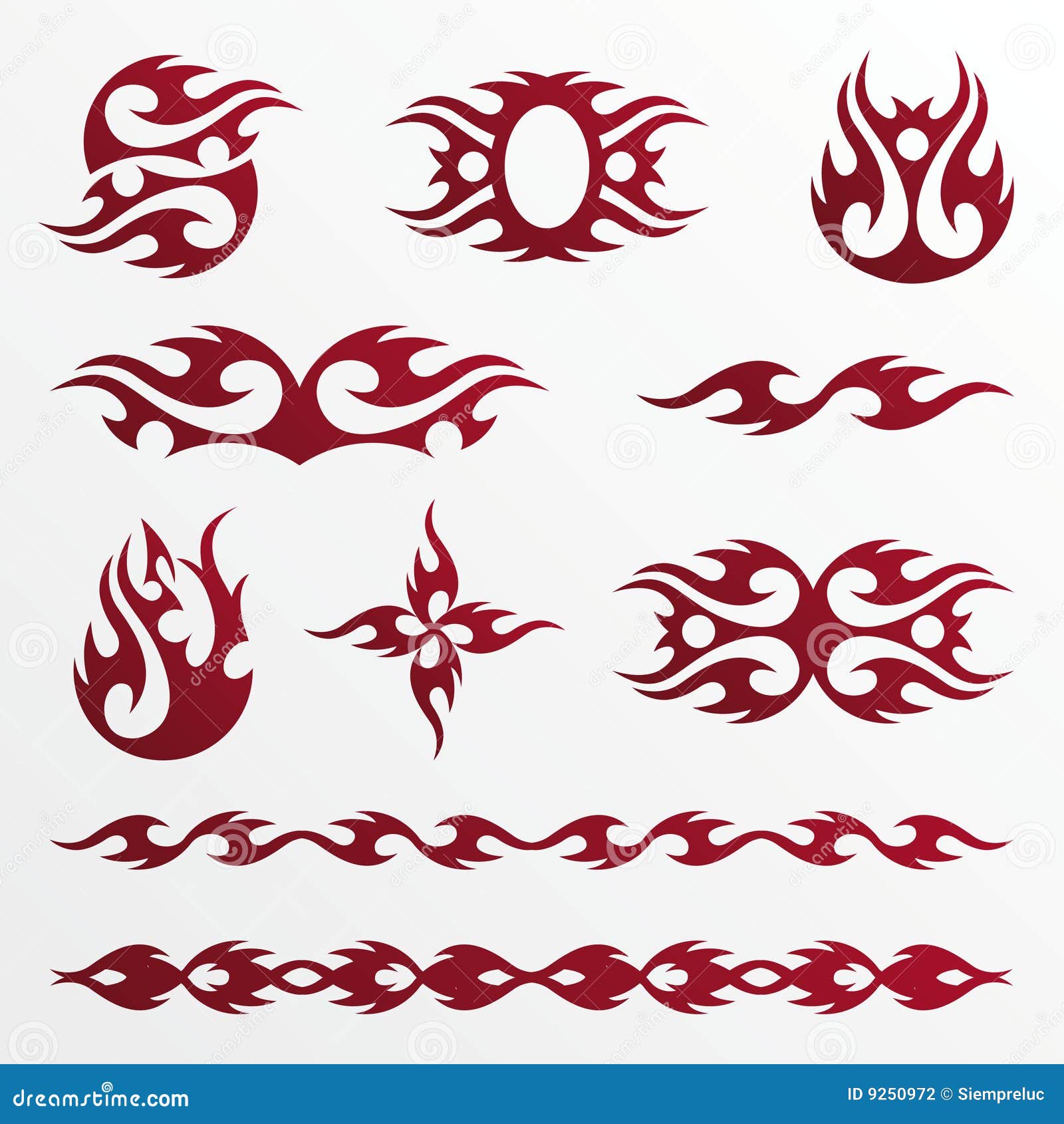 Forearm Tribal Flames