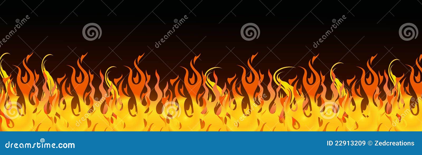 Flames web header stock vector. Illustration of graphic - 22913209