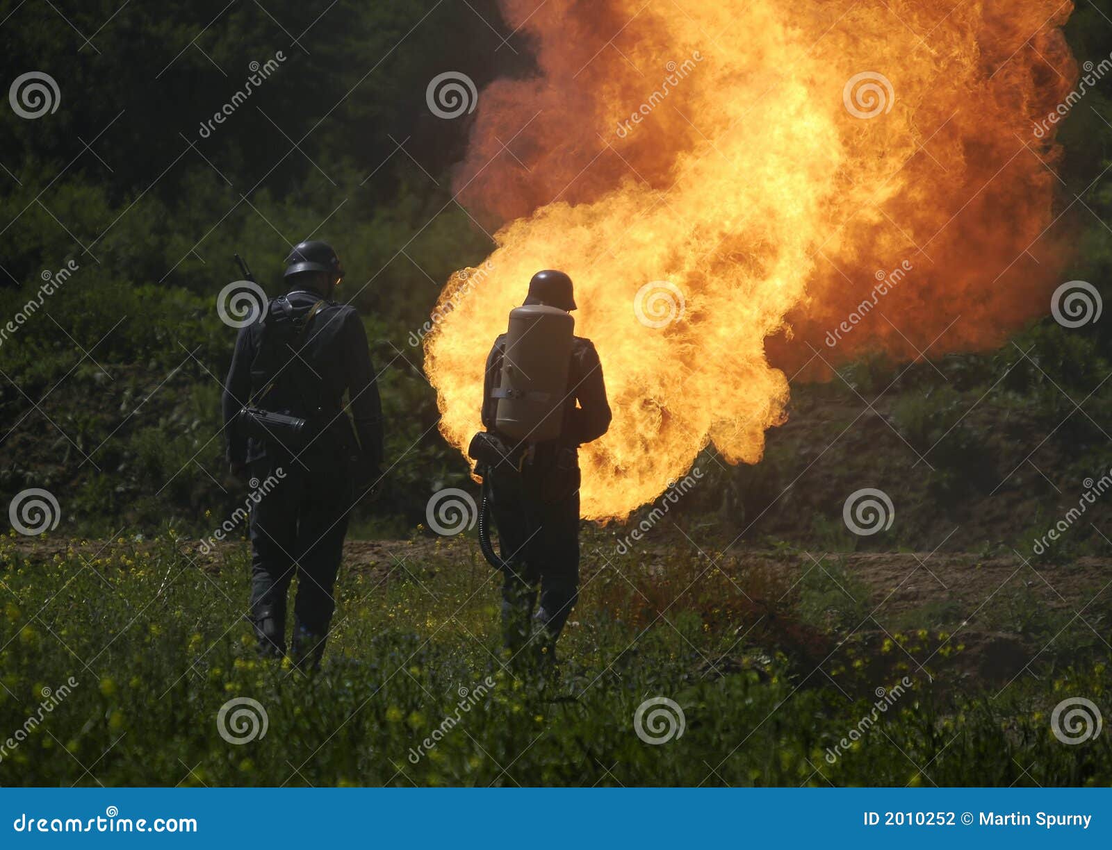 Flamethrower stock photo. Image of grass, soldiers, wehrmacht - 2010252