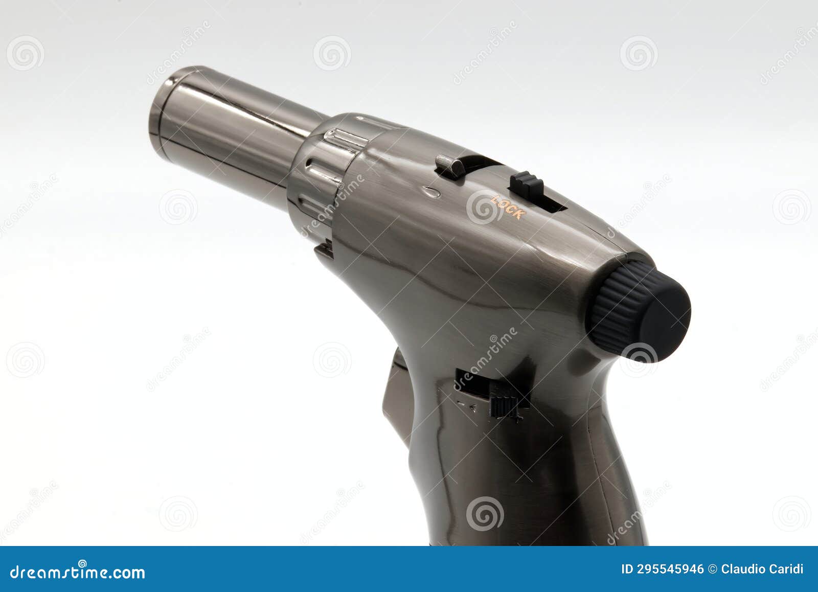 Flamethrower for Kitchen Isolated on White Background Stock Photo ...