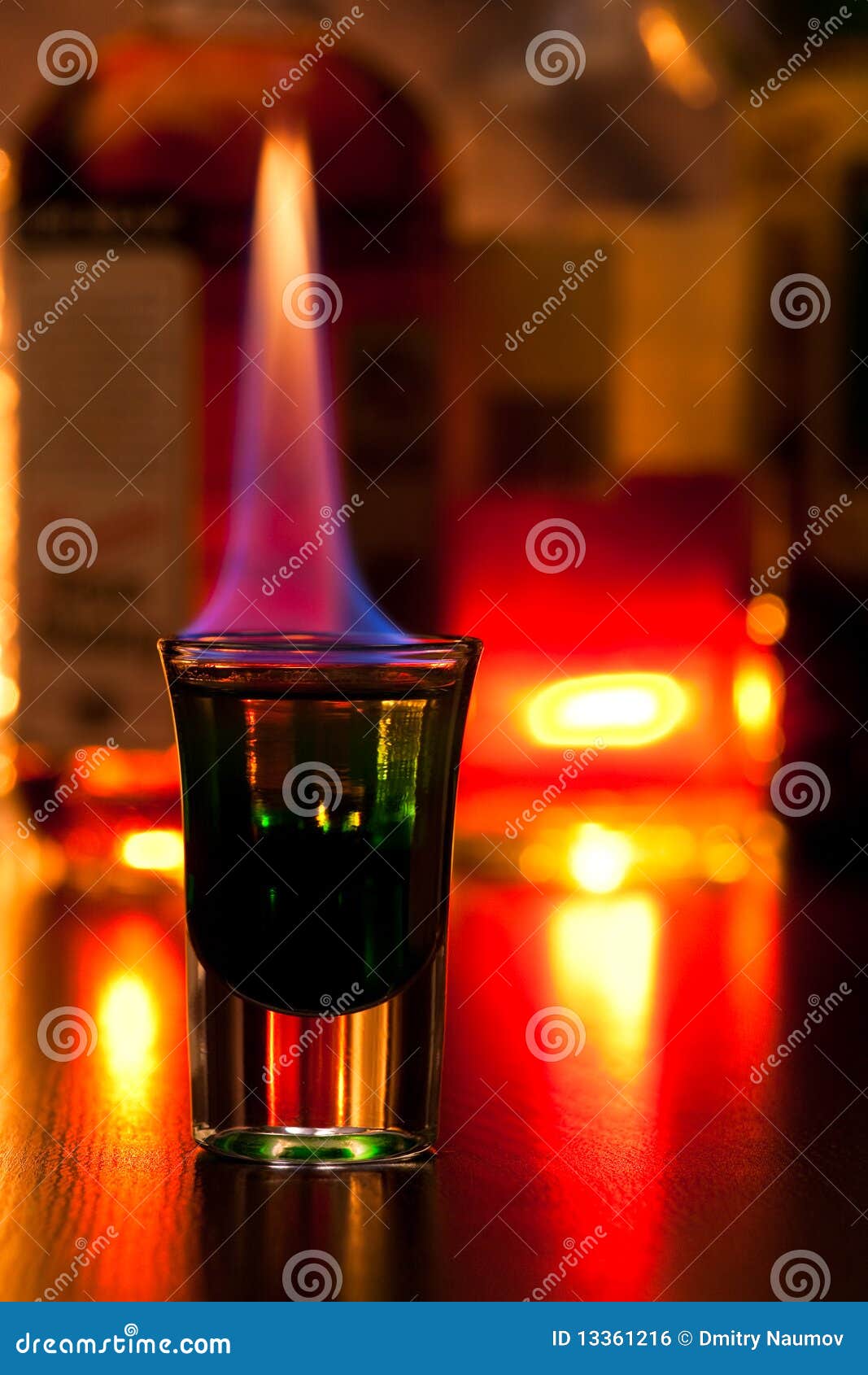 Flaming cocktail stock photo. Image of party, fire, relaxation - 13361216
