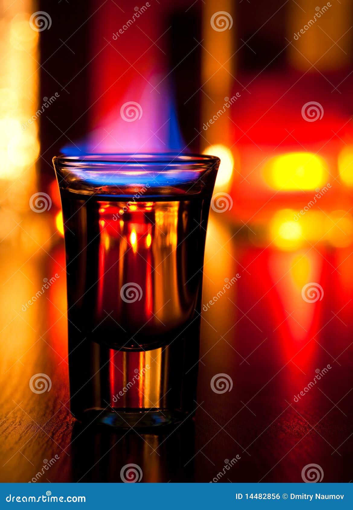 Flaming cocktail stock photo. Image of drink, burning - 14482856