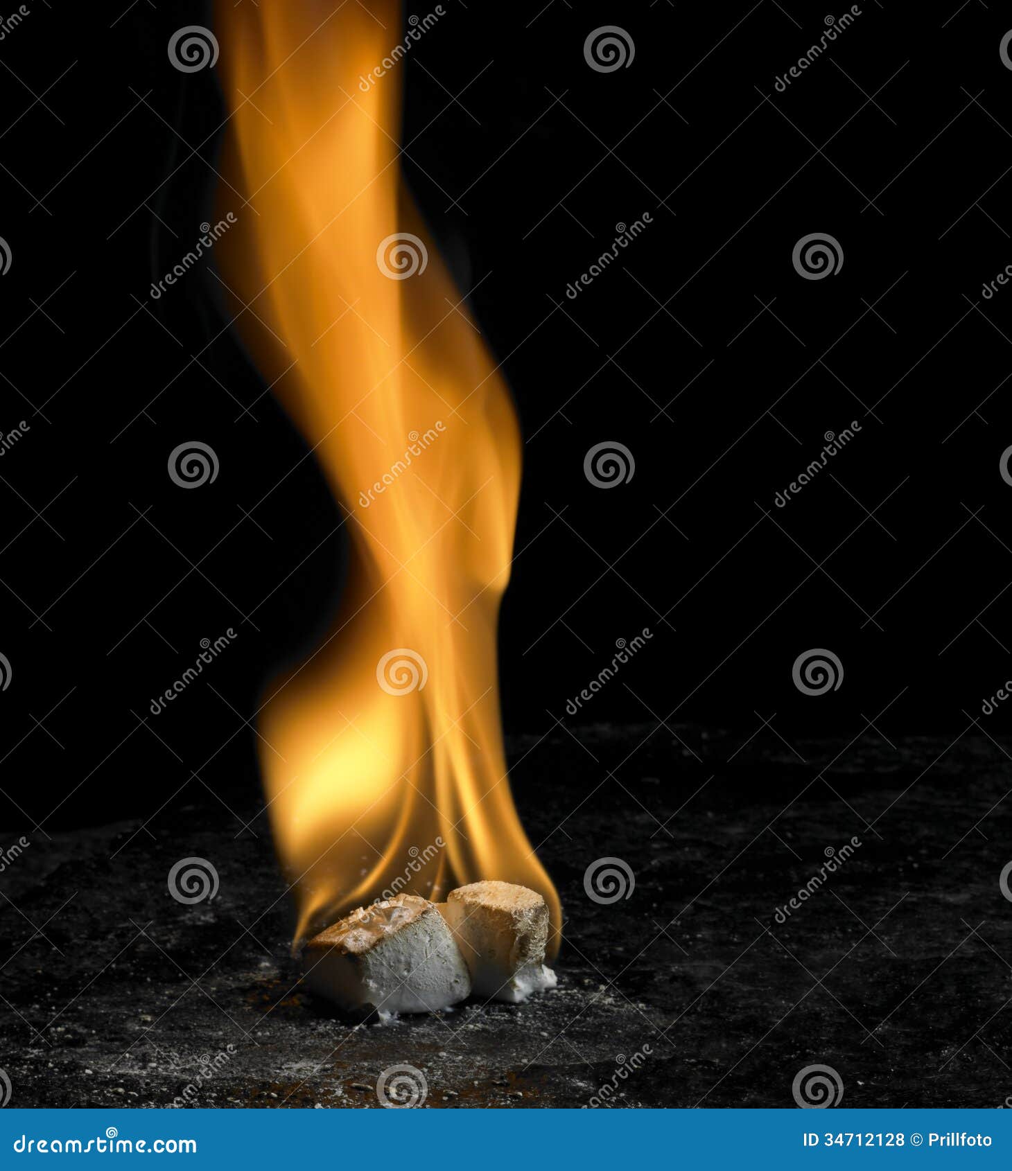 Flaming cubes stock photo. Image of black, destruction - 34712128