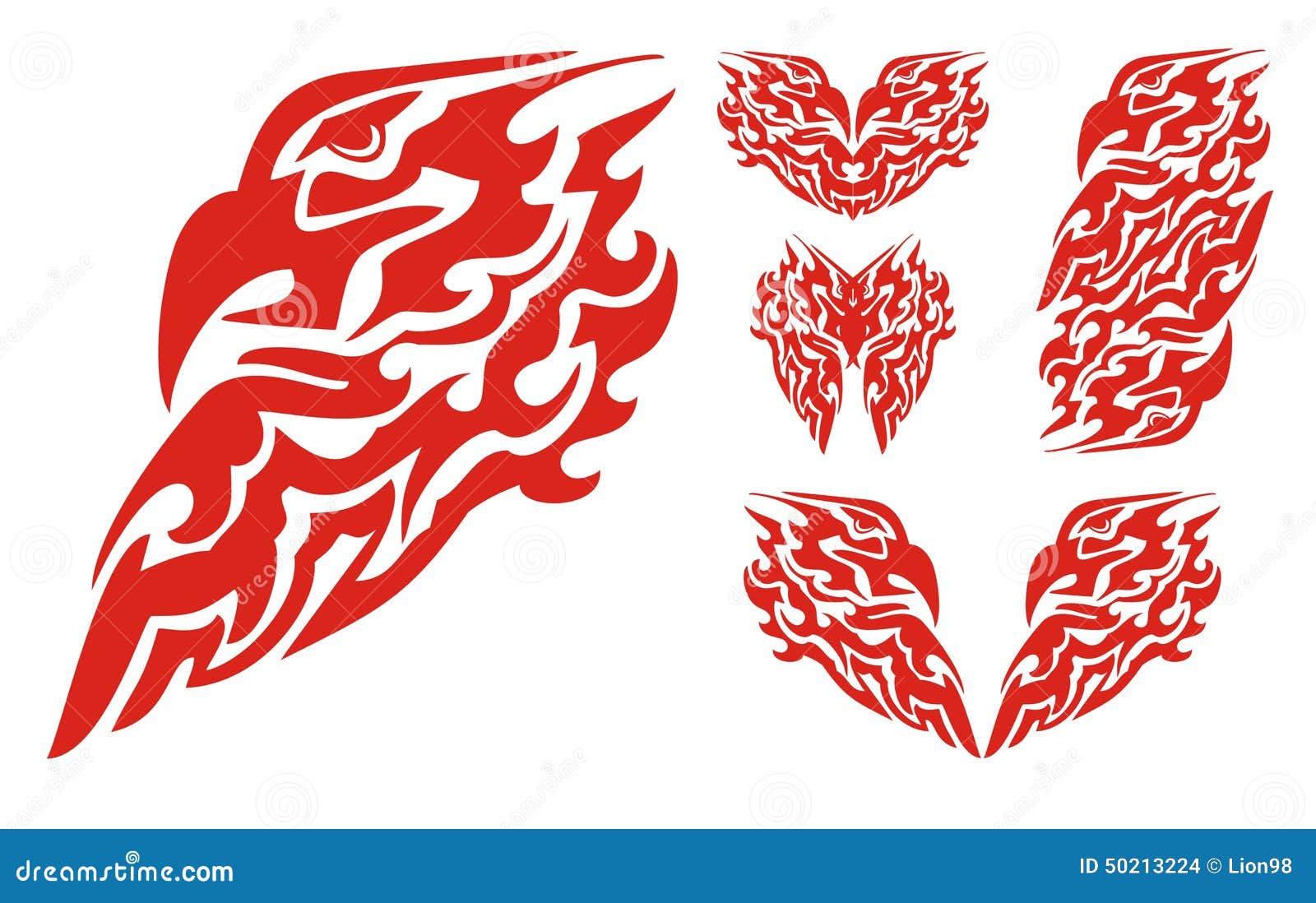 Flaming Of Eagle Head, Head Of Eagle Vector Illustration, Isolated ...