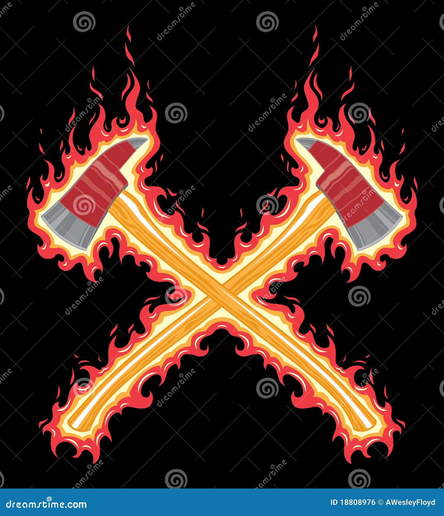 Flaming Firefighter Axe stock vector. Illustration of firefighter ... Flaming Firefighter Axe stock vector. Illustration of firefighter ...