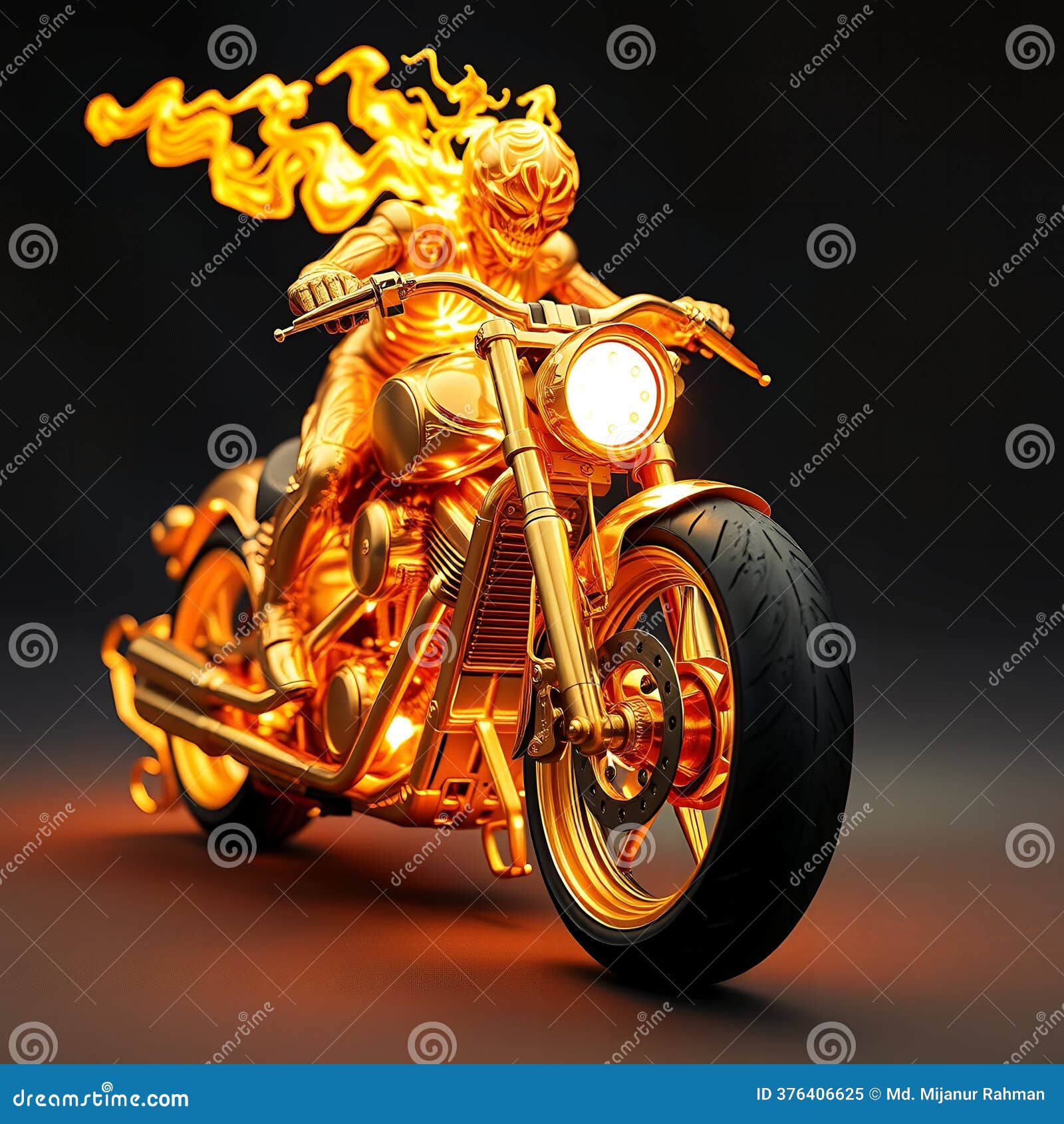 Skeleton Chopper 1 Stock Image | CartoonDealer.com #1970395