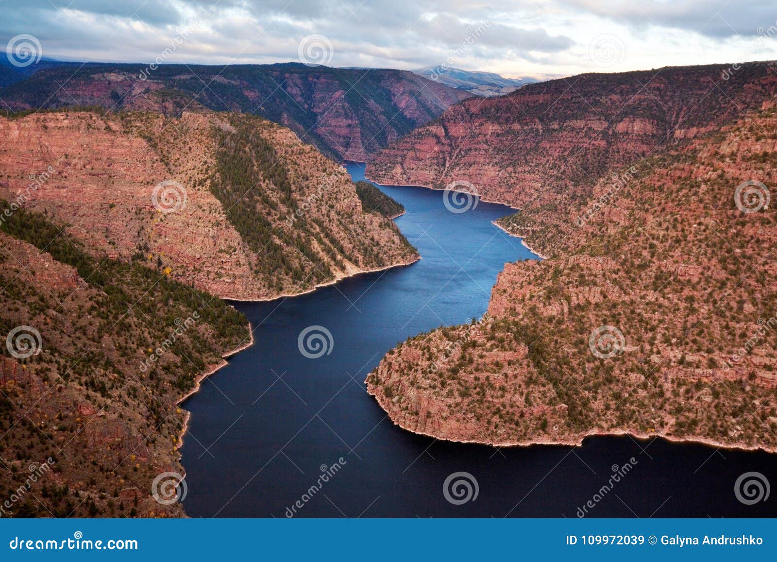 Flaming Gorge stock image. Image of drainage, camp, system - 109972039