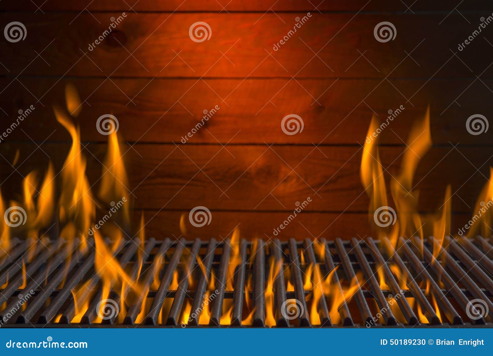 Flaming Grill Background stock photo. Image of fireplace - 50189230