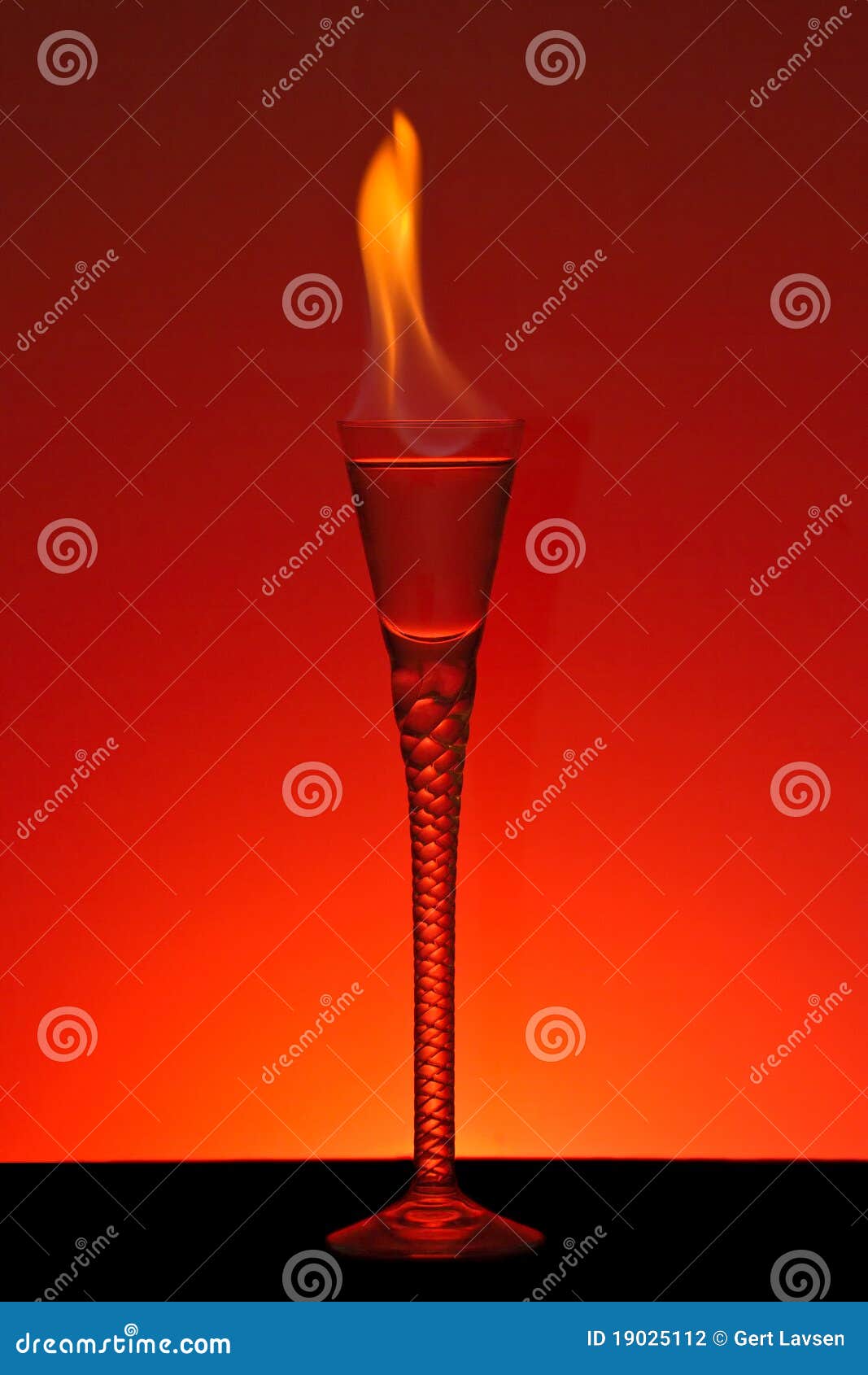 Flaming Hot Drink stock photo. Image of flaming, evening - 19025112