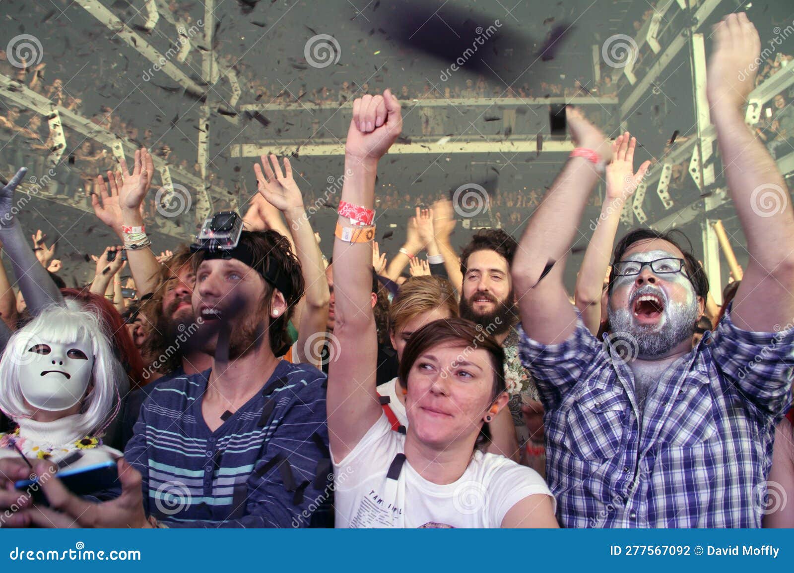 The Flaming Lips in Concert at Terminal 5 in New York Editorial ...