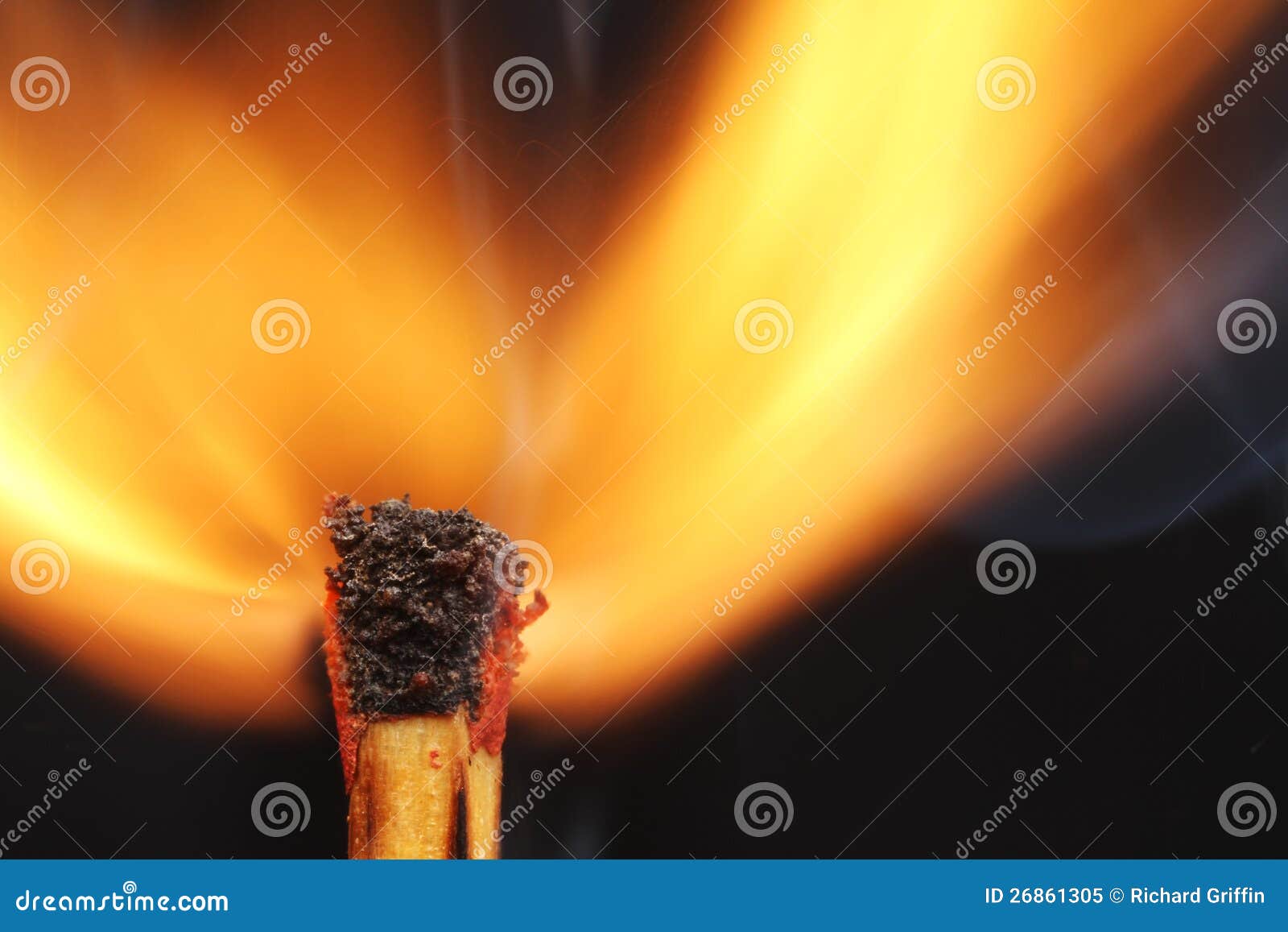 Flaming match stock image. Image of heat, burning, stick - 26861305