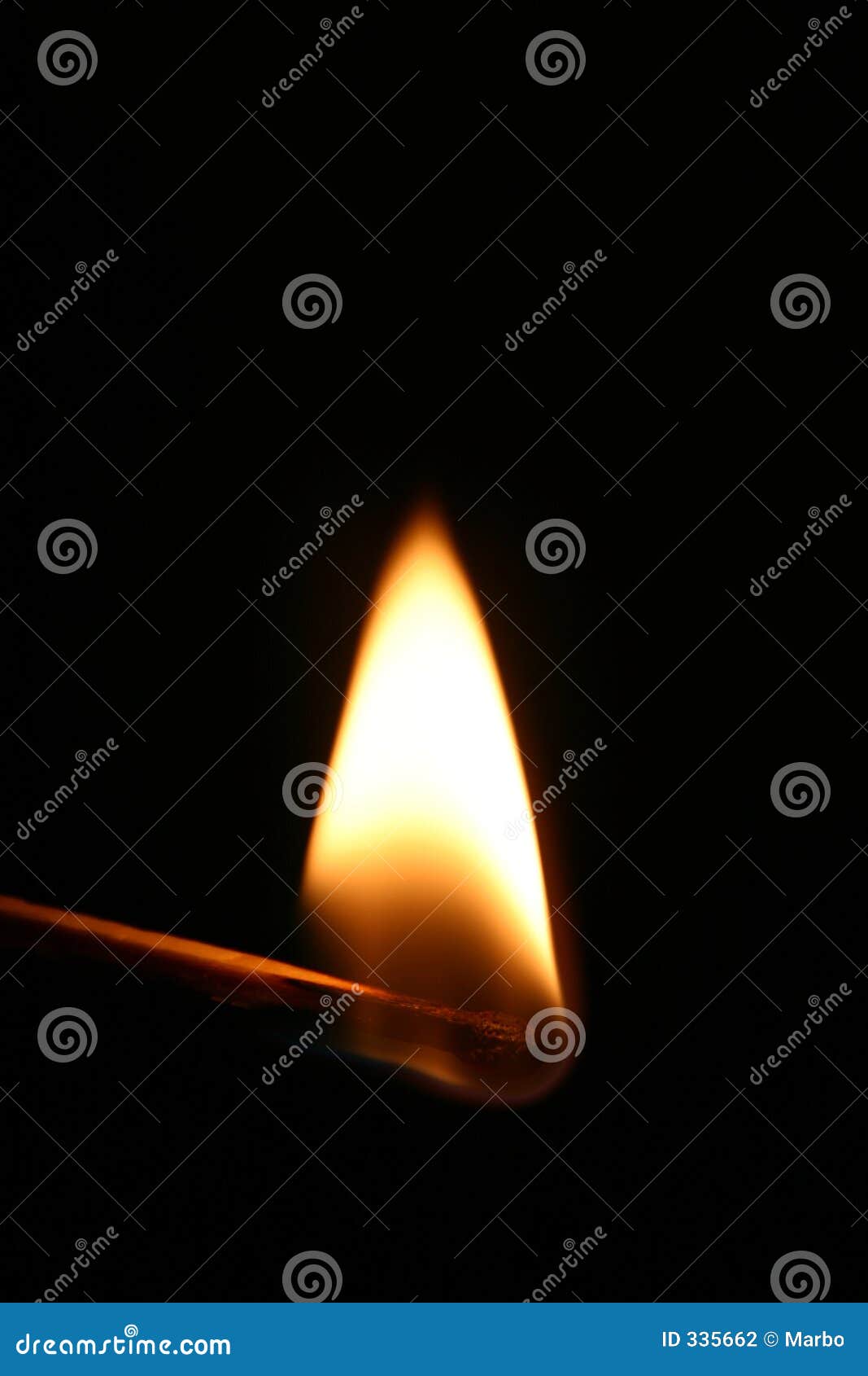 Flaming Match stock photo. Image of yellow, orange, alight - 335662