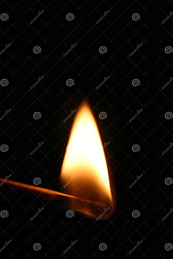 Flaming Match stock photo. Image of yellow, orange, alight - 335662