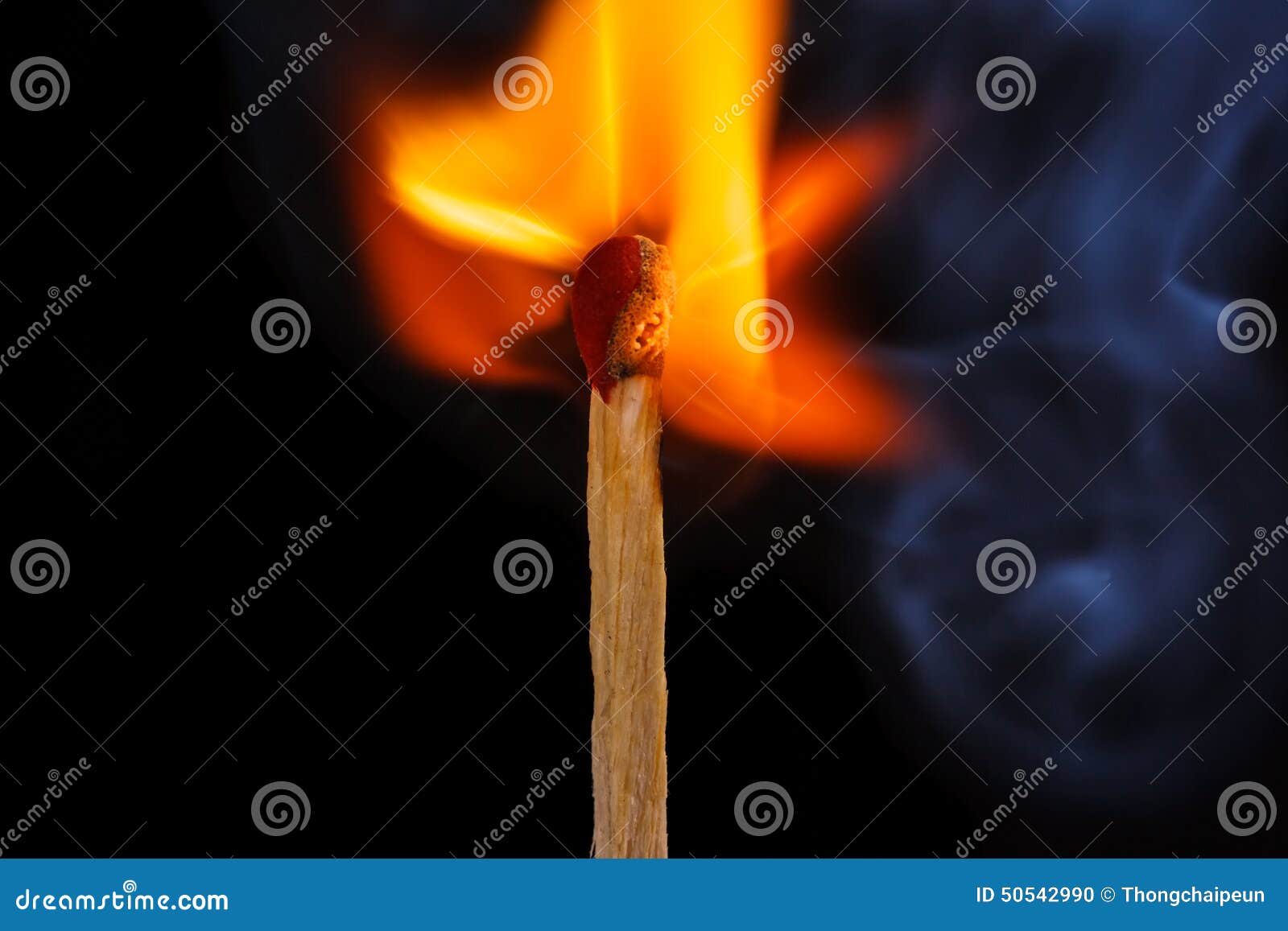 Flaming matchstick stock photo. Image of fire, flammable - 50542990