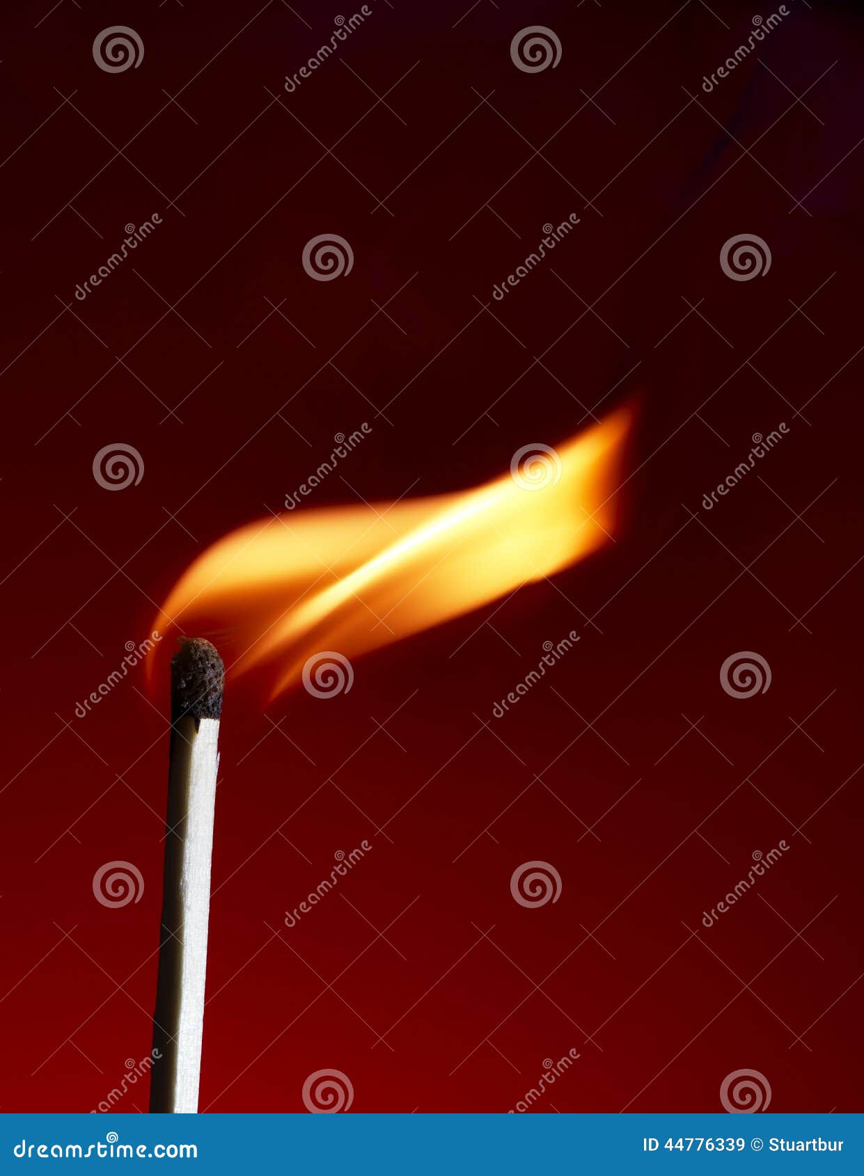 Flaming Matchstick stock image. Image of fire, match - 44776339