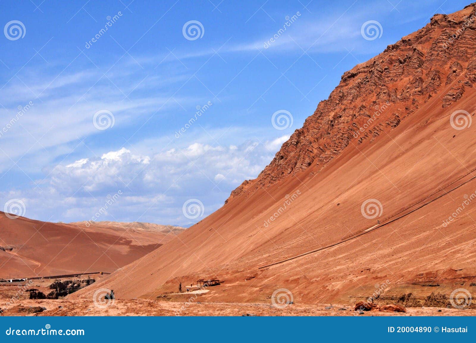 The flaming mountain stock photo. Image of stone, west - 20004890