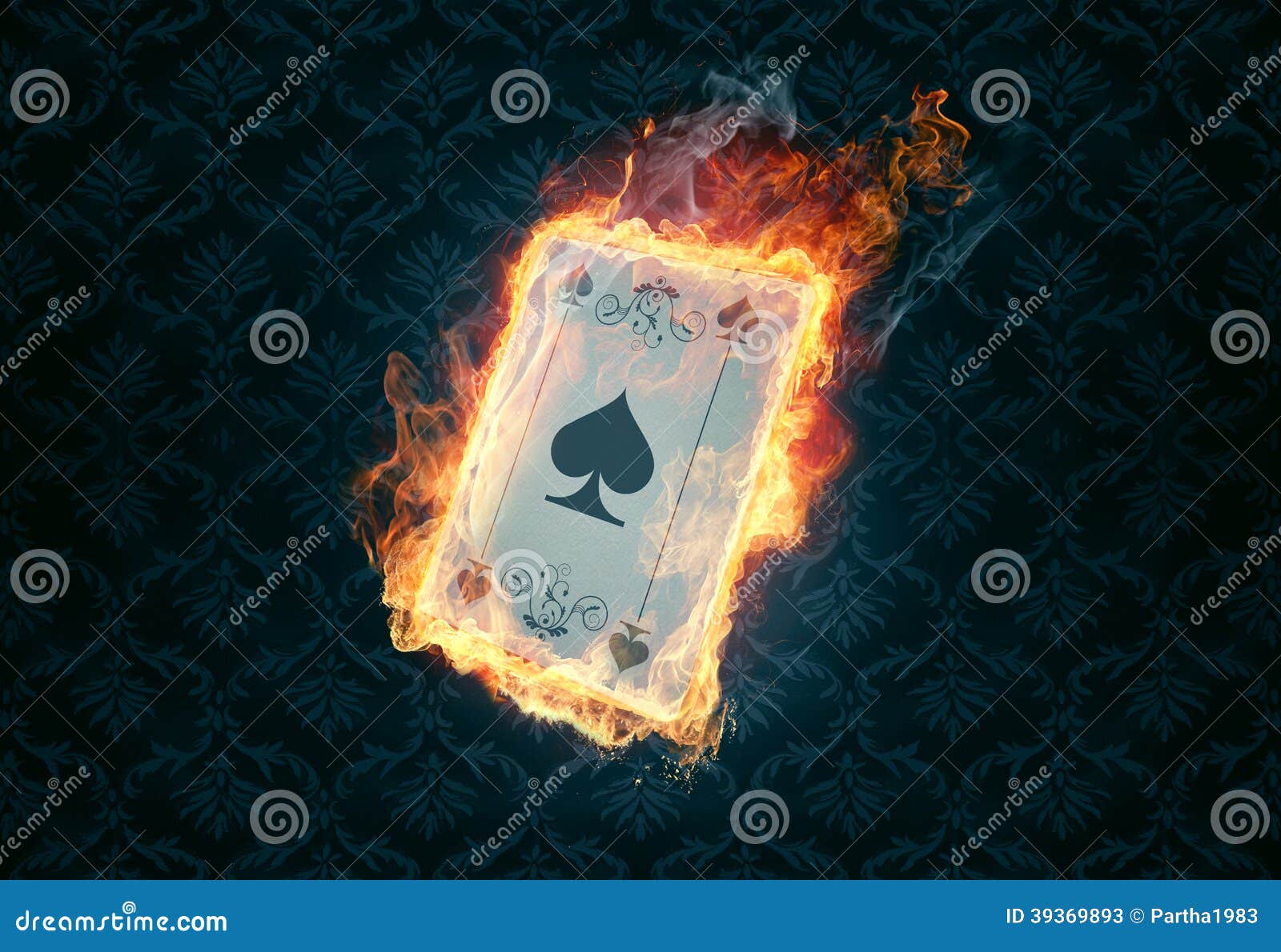 Poker Card Fire Stock Illustrations – 357 Poker Card Fire Stock ...