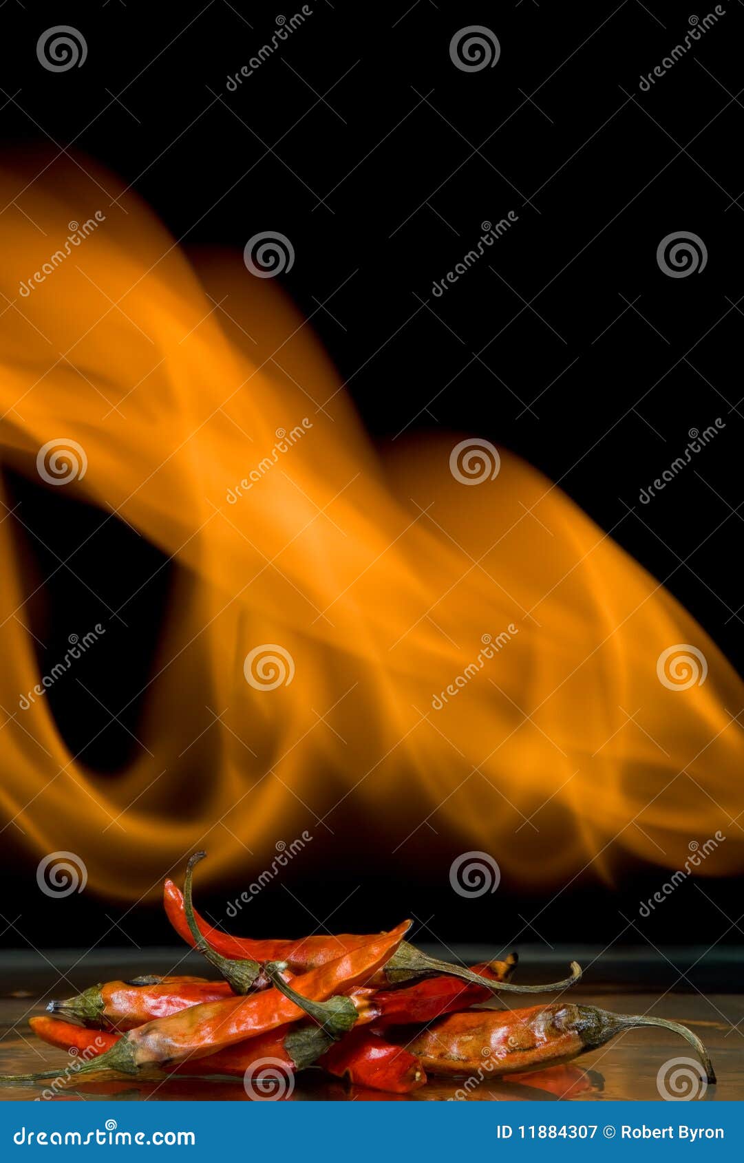 Flaming Red Hot Peppers stock image. Image of pepper - 11884307
