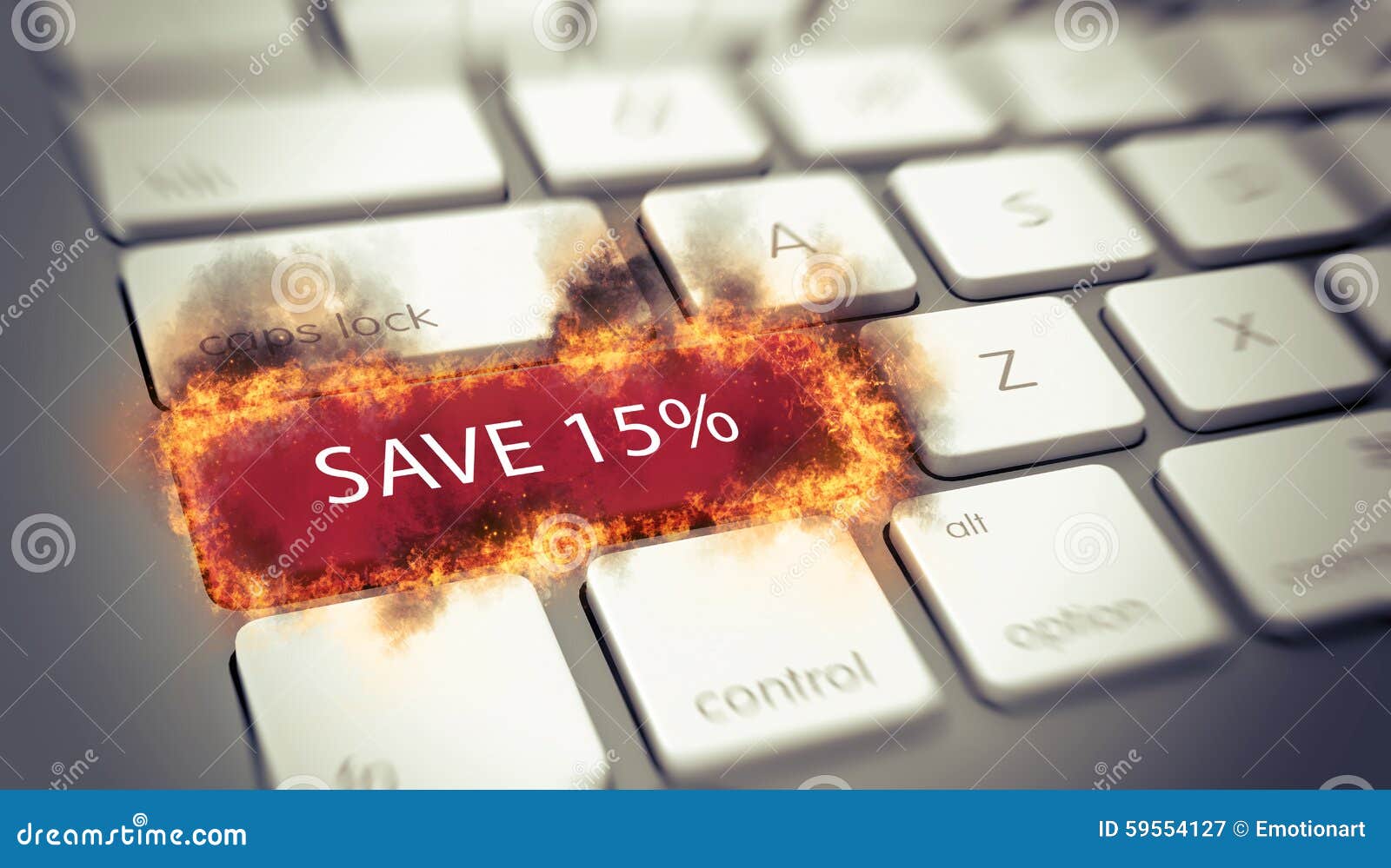 Flaming Save 15 Key on a Computer Keyboard Editorial Photography ...