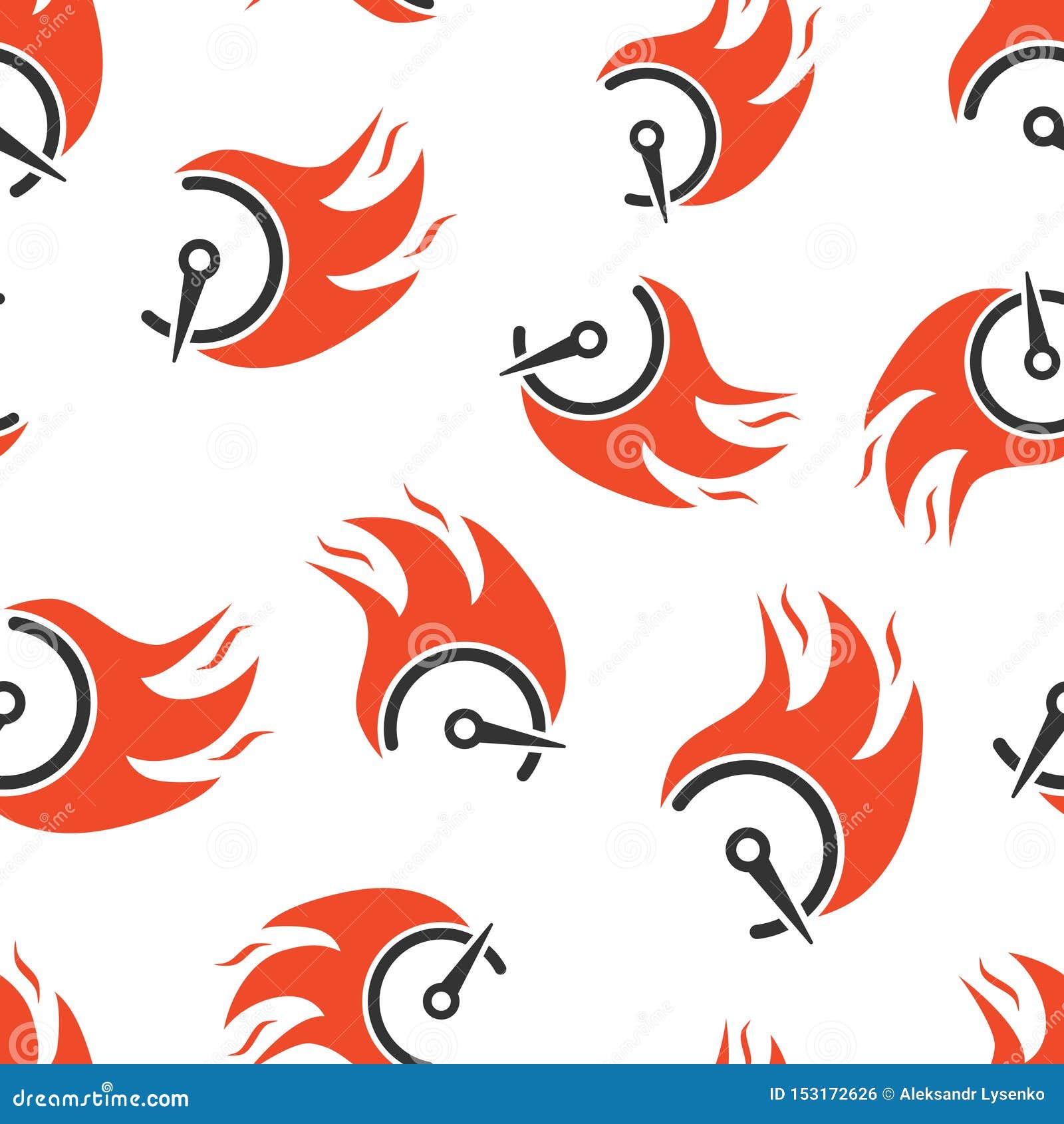 Flaming Speedometer In An Neon Glow Style And Carbon Background Royalty ...