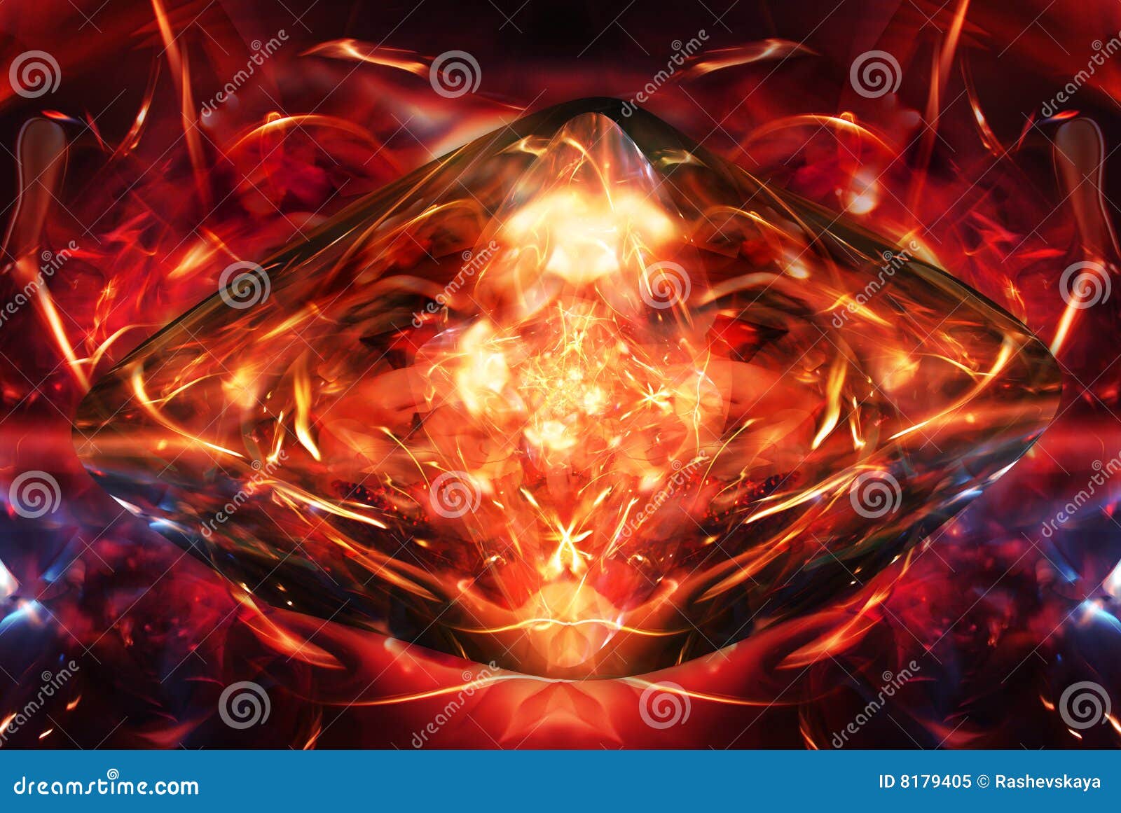 Flaming stone stock illustration. Illustration of black - 8179405