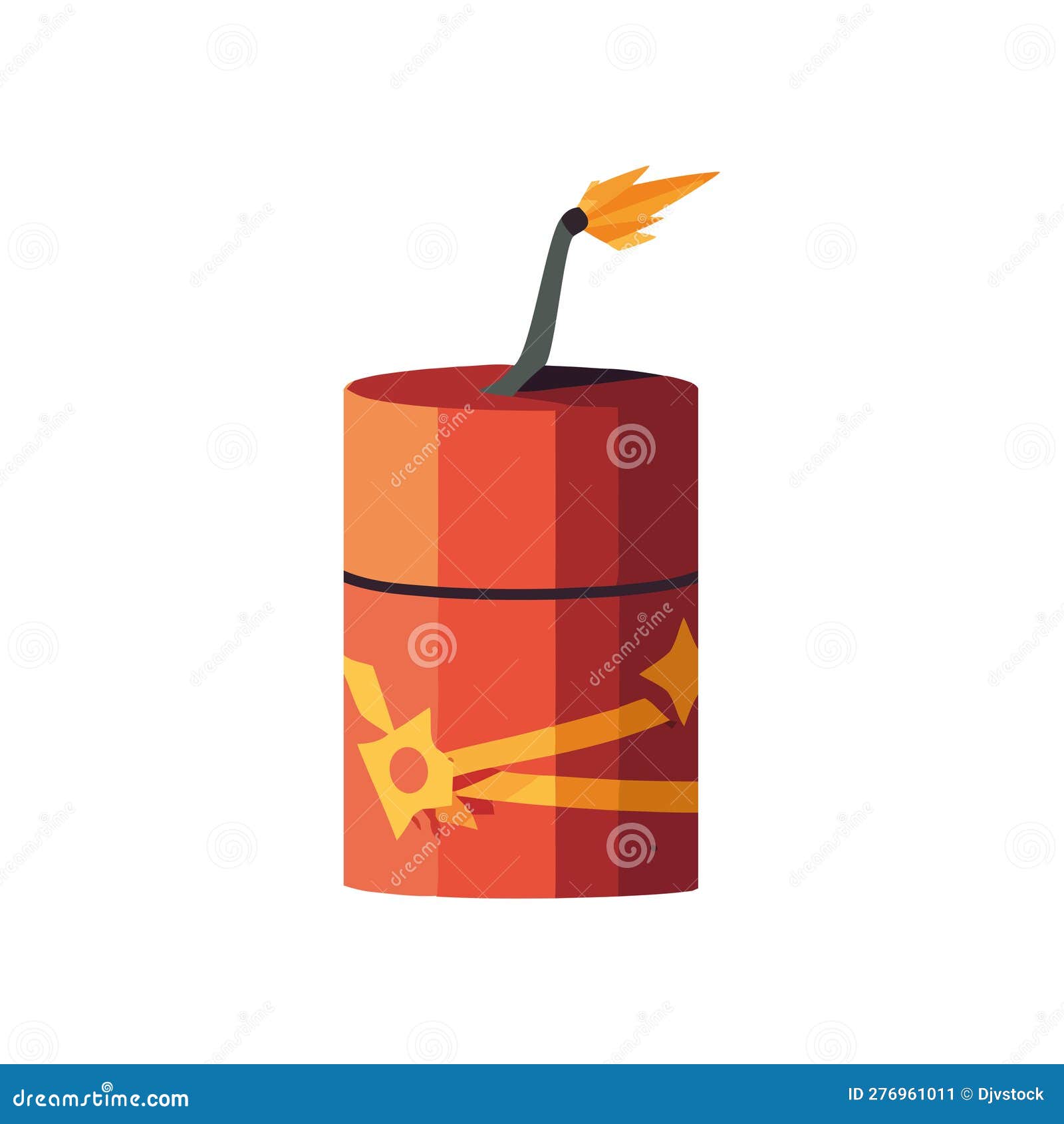 Explosive Danger Sign Is Isolated On White Background Royalty-Free ...