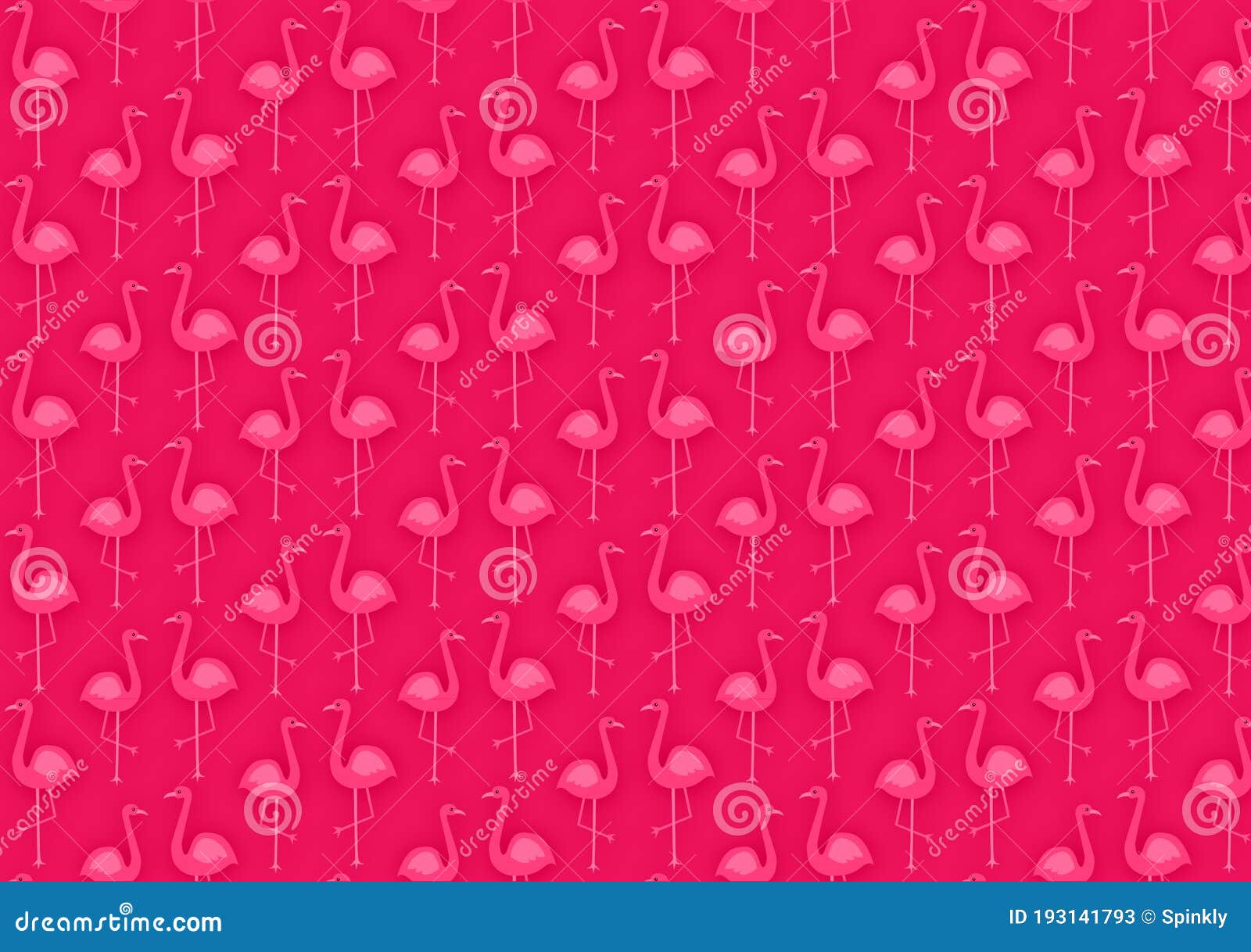 Flamingo Background Design for Wallpaper Stock Illustration ...